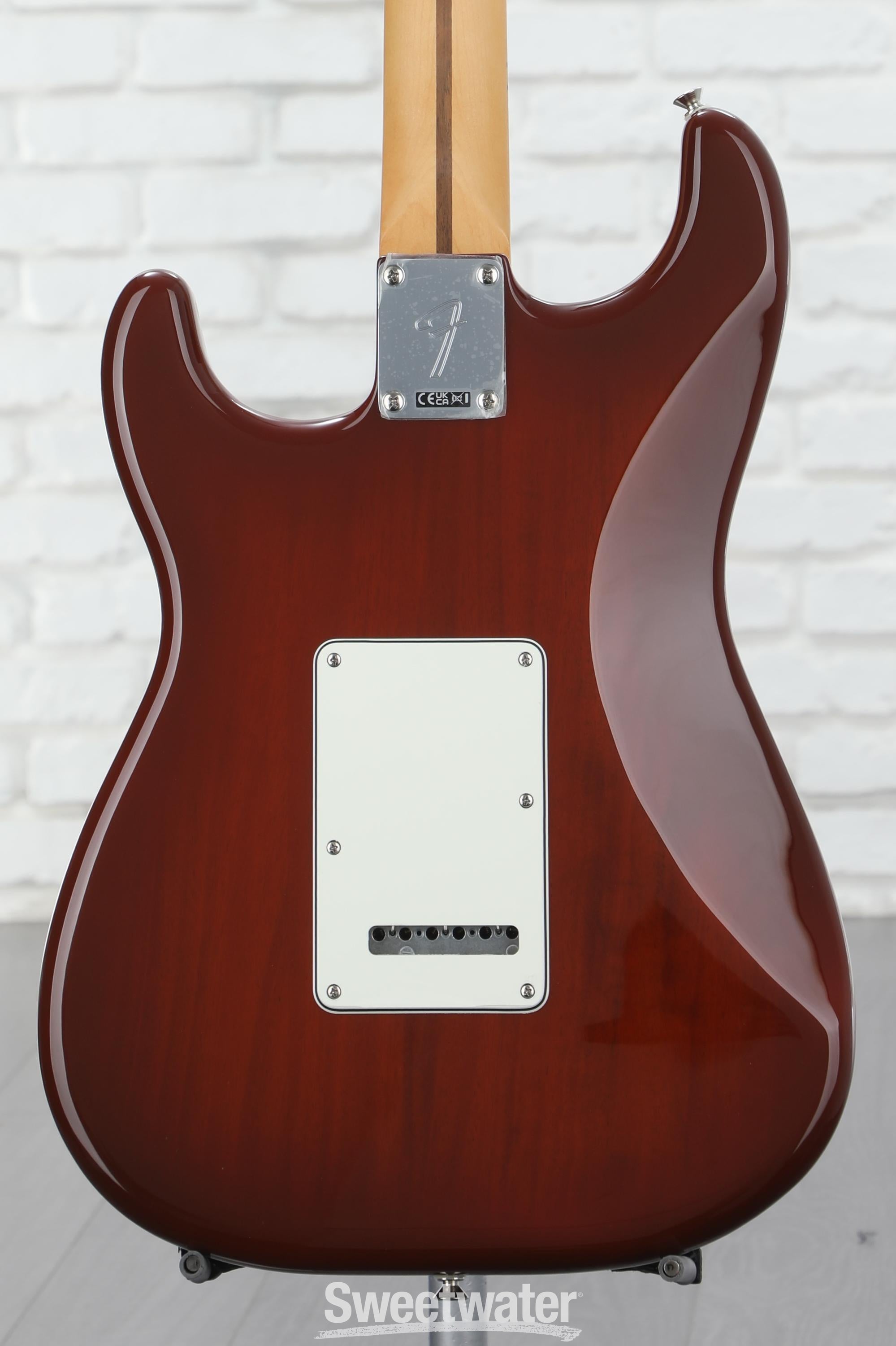 Fender Player II Stratocaster Electric Guitar - Transparent Mocha Burst with Maple Fingerboard ...