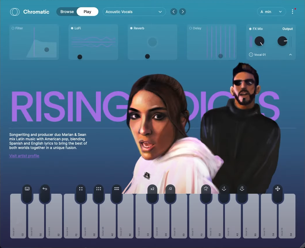 LANDR Chromatic Loop Library and Virtual Instrument Sample Player ...