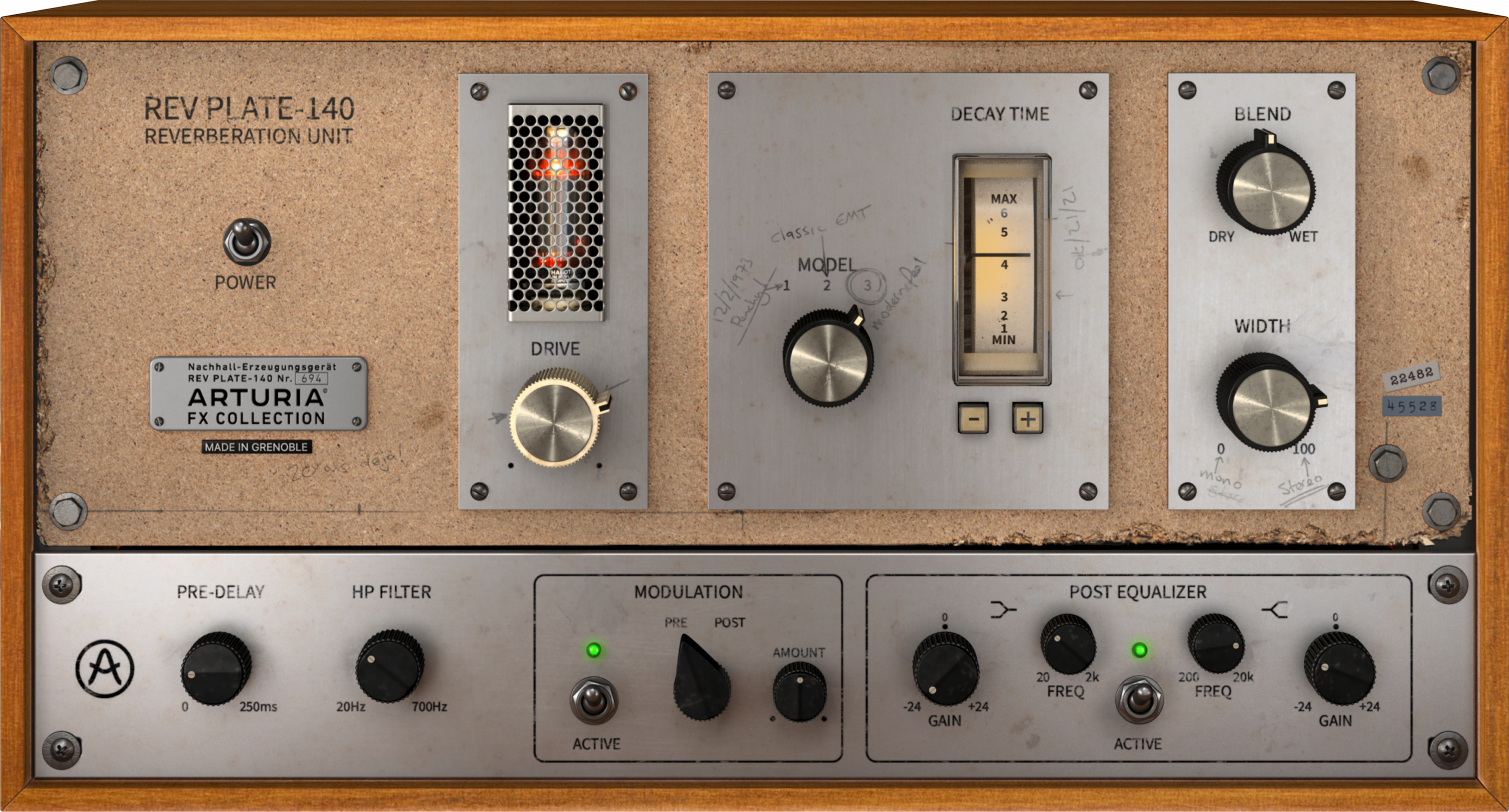 Arturia Rev Plate-140 Vintage Studio Reverb Plug-in | Sweetwater
