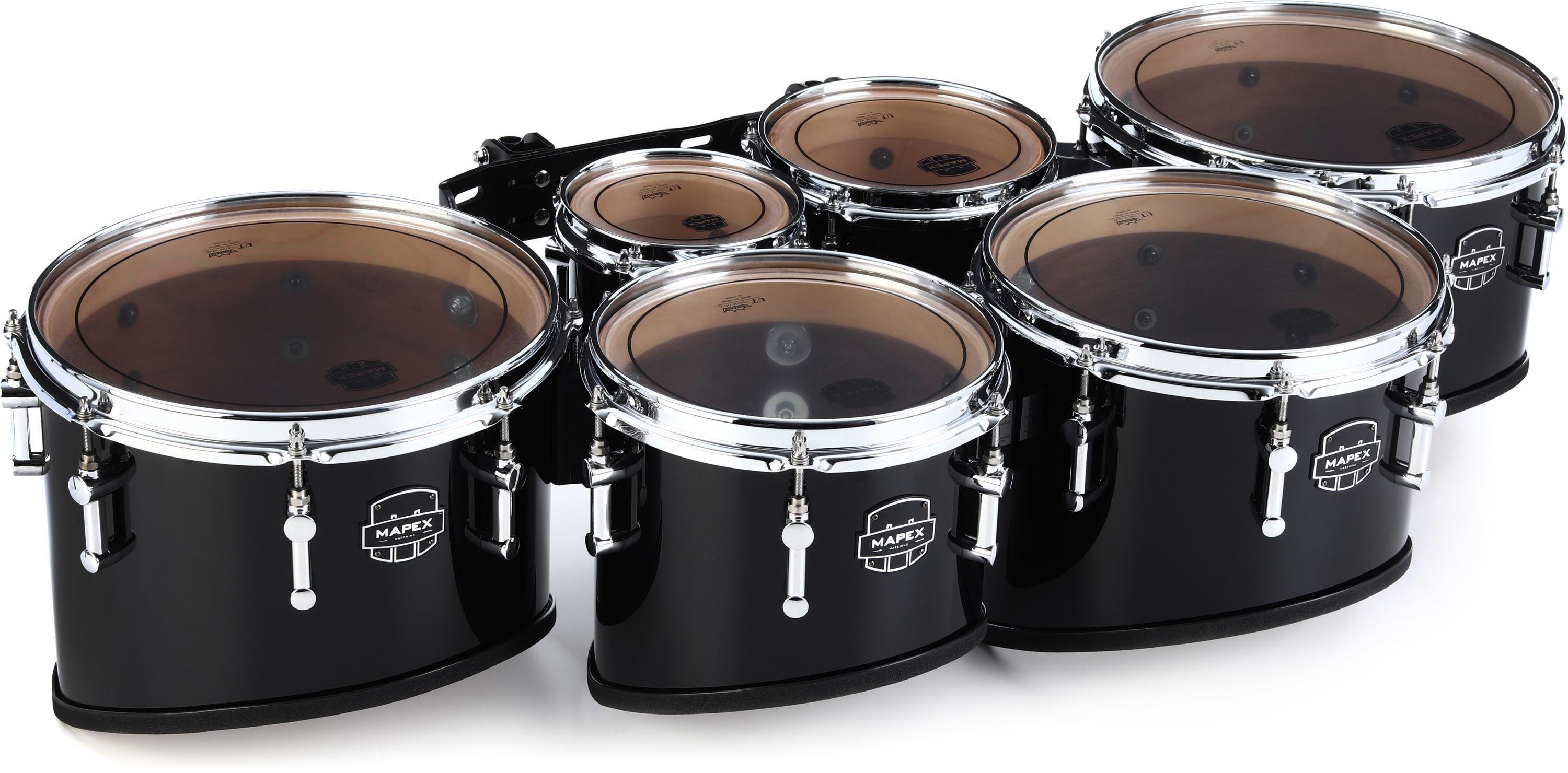 Mapex Quantum Mark II California Cut Marching Tenor Drum Sextet - 6/8 ...