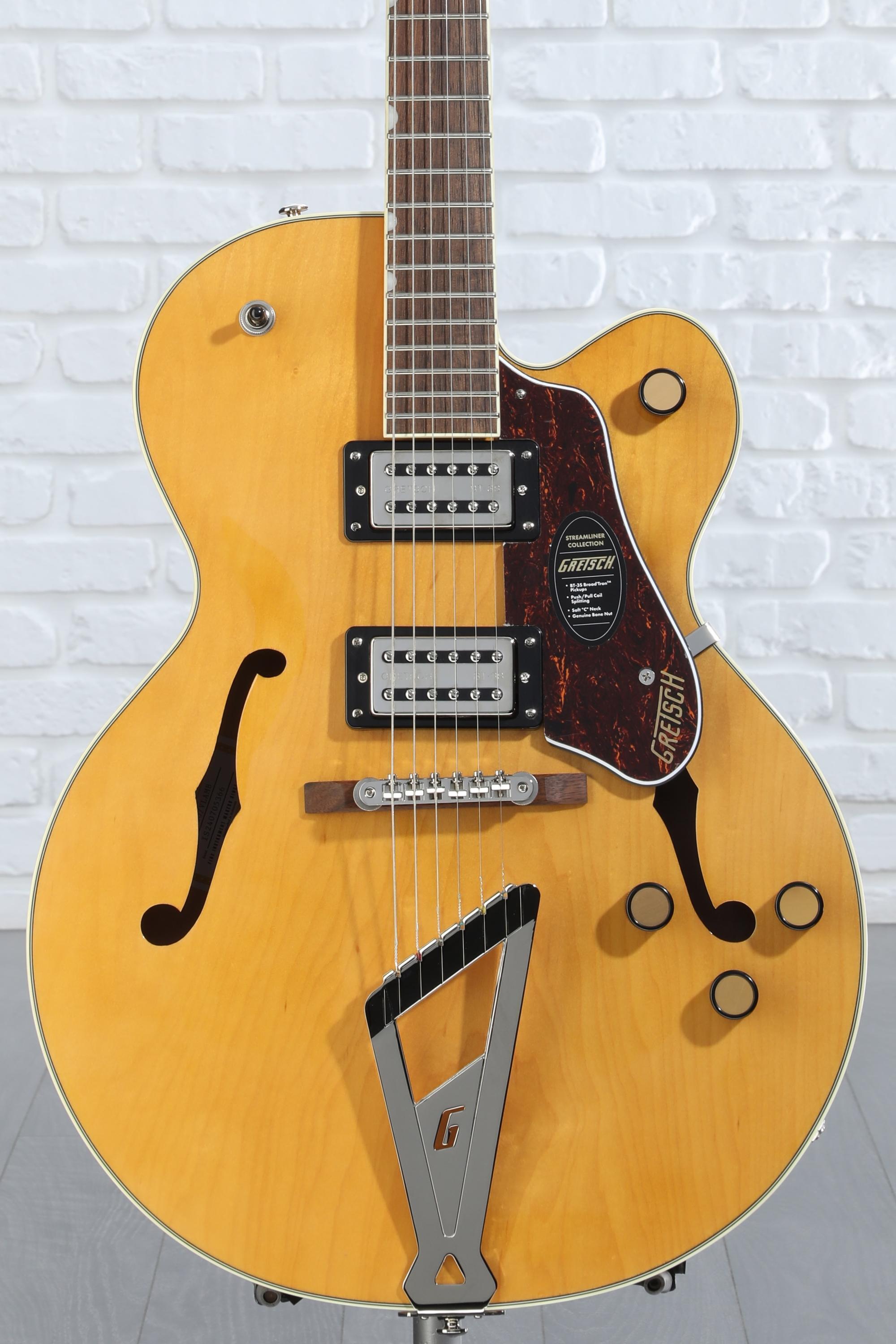 Gretsch G2420 Streamliner Hollowbody Electric Guitar with Chromatic II Tailpiece - Village Amber ...