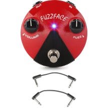 Dunlop FFM2 Germanium Fuzz Face Mini with EBS Patch Cables - Germanium ...