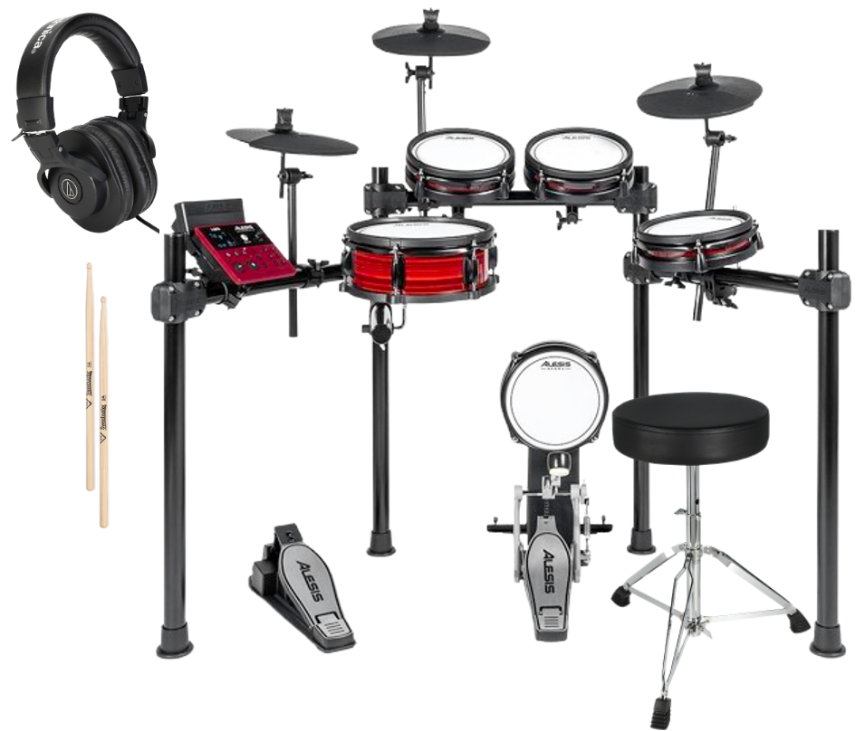 Alesis Nitro Pro Electronic Drum Set Essentials Bundle | Sweetwater