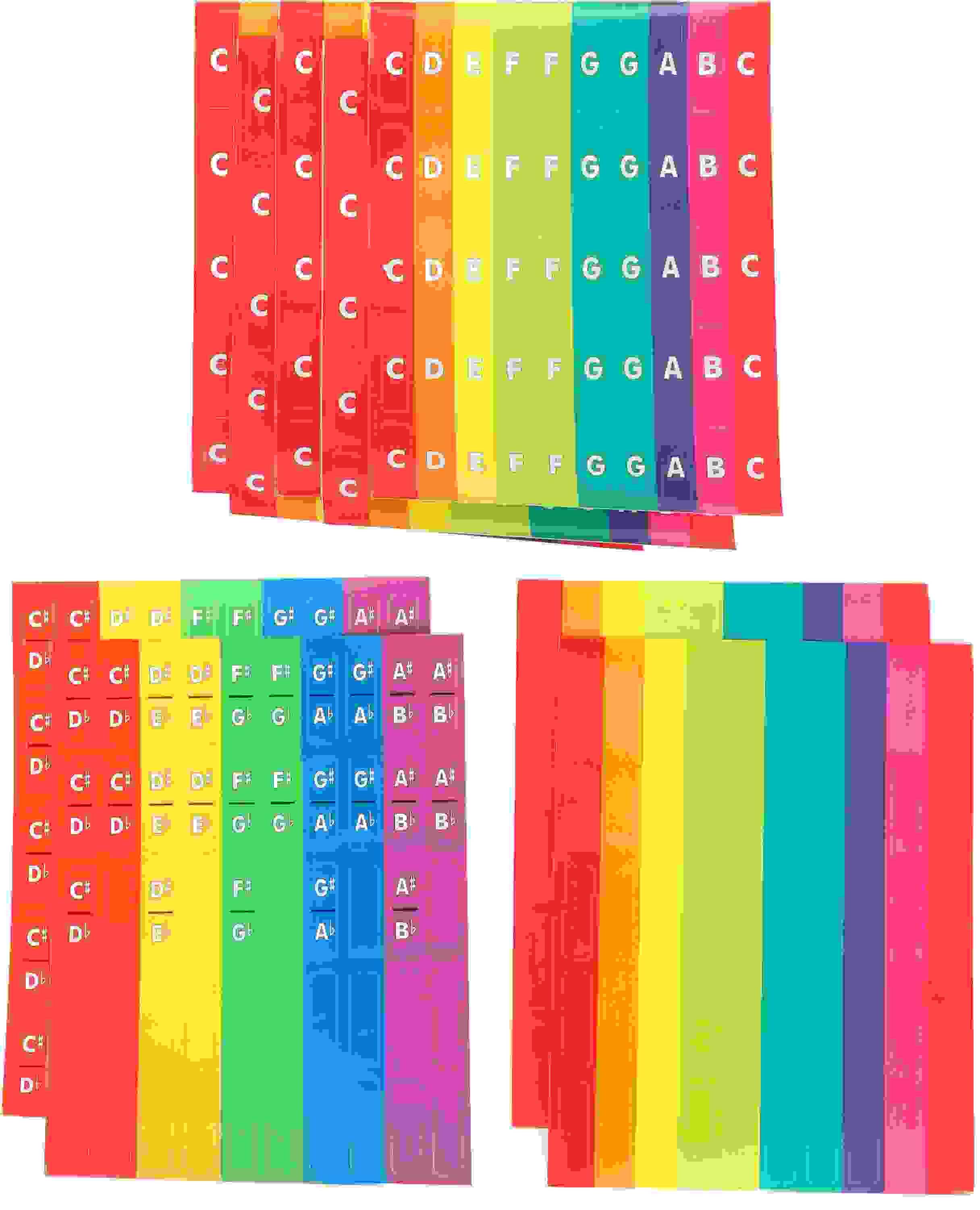 Boomwhackers Chroma-Notes Stick-Ons | Sweetwater