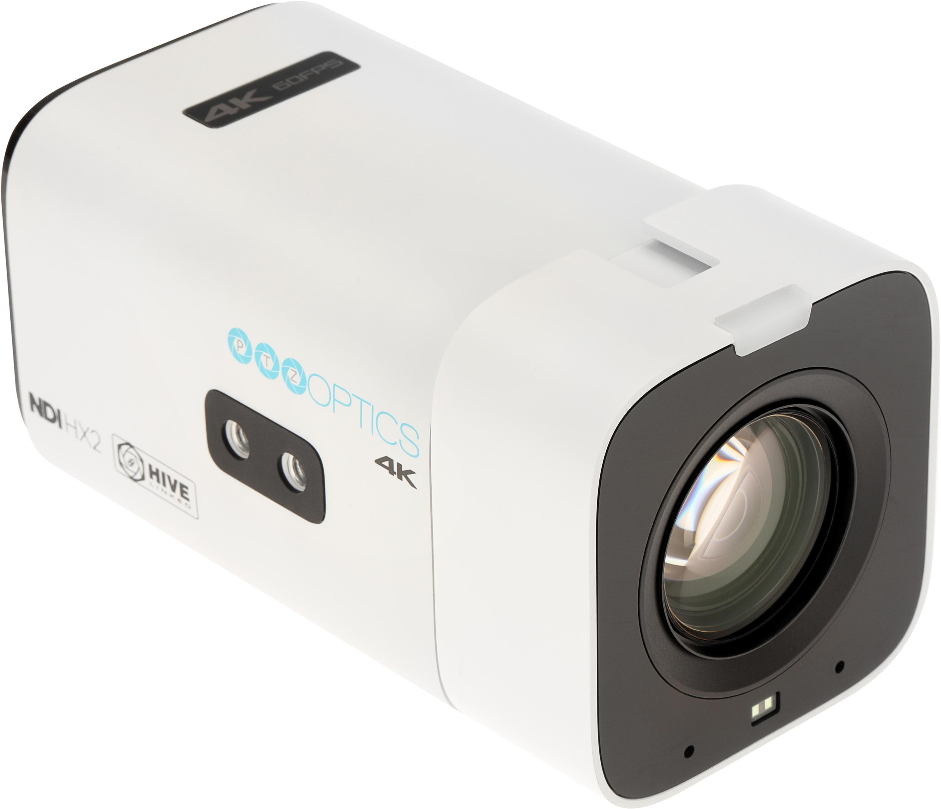 PTZOptics Studio 4K 20x Box Camera - White | Sweetwater