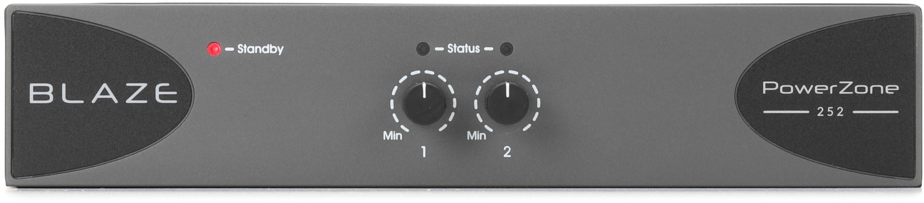 Blaze Audio PowerZone 252 250-watt 2-channel 70V/100V Power Amplifier | Sweetwater