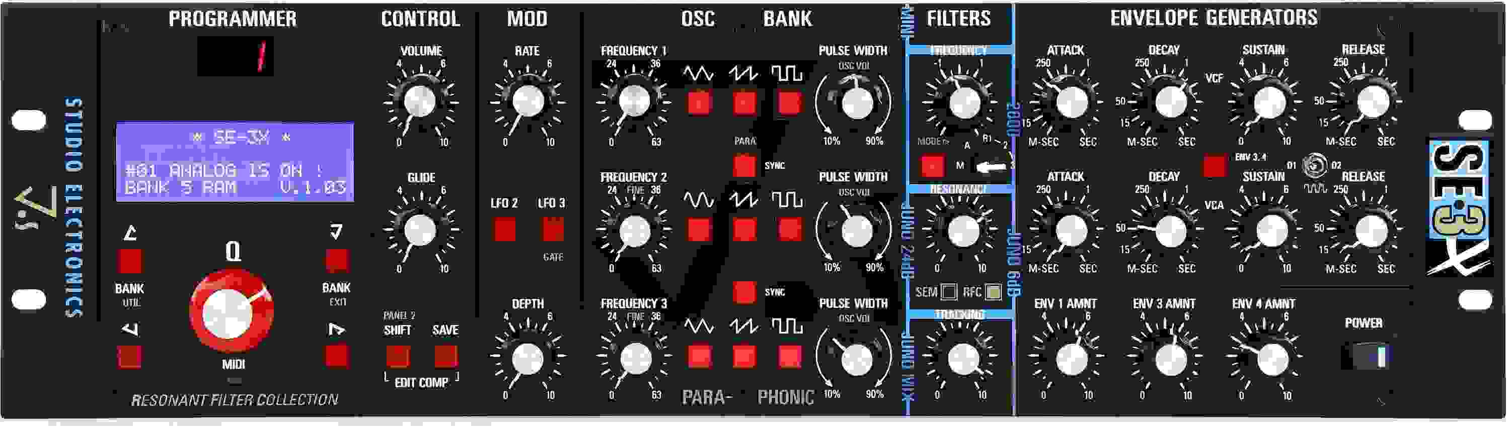 Studio Electronics SE-3X Analog Synthesizer | Sweetwater