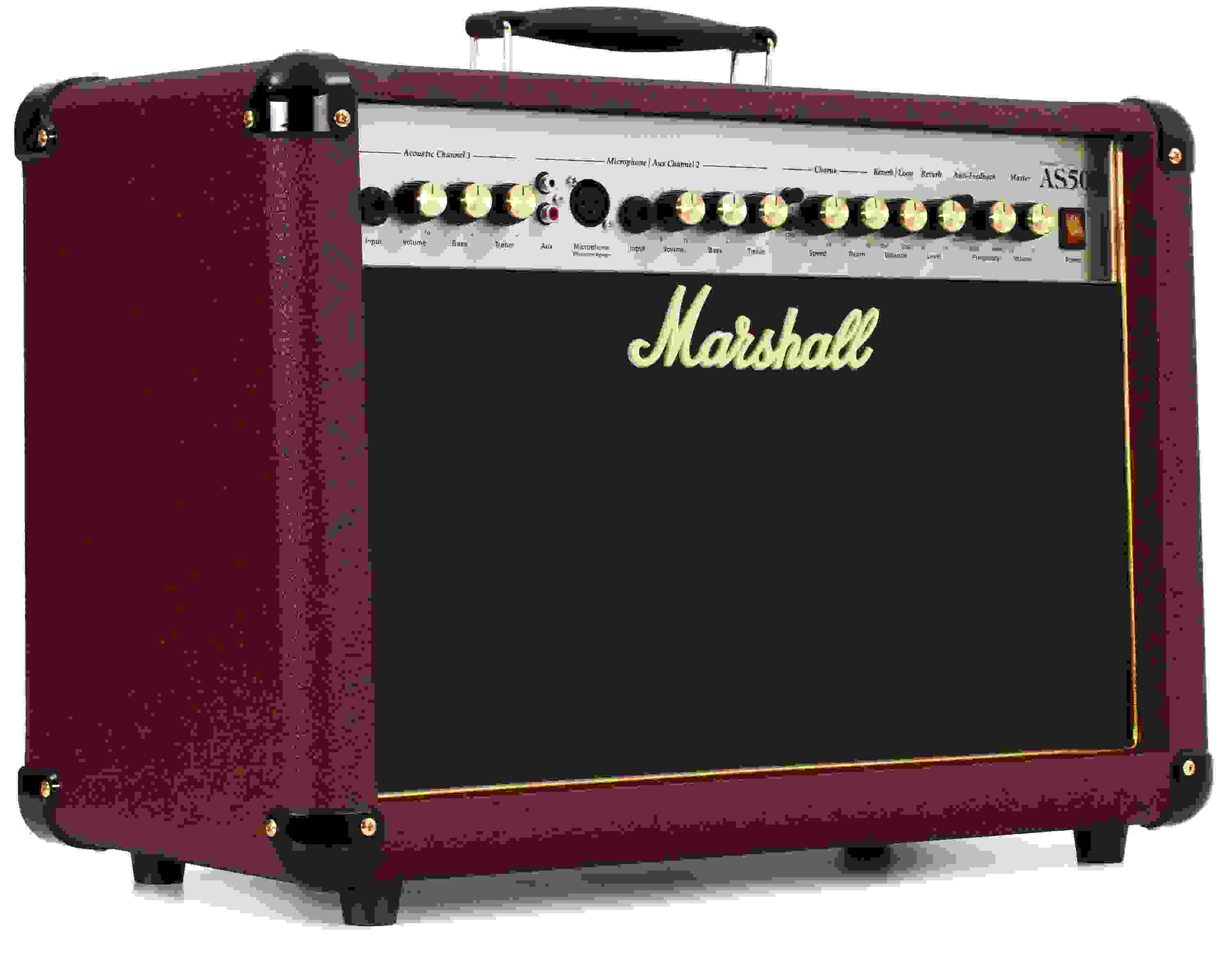 Marshall AS50D 50-watt 2x8 inch 2-channel Acoustic Combo - Brown ...