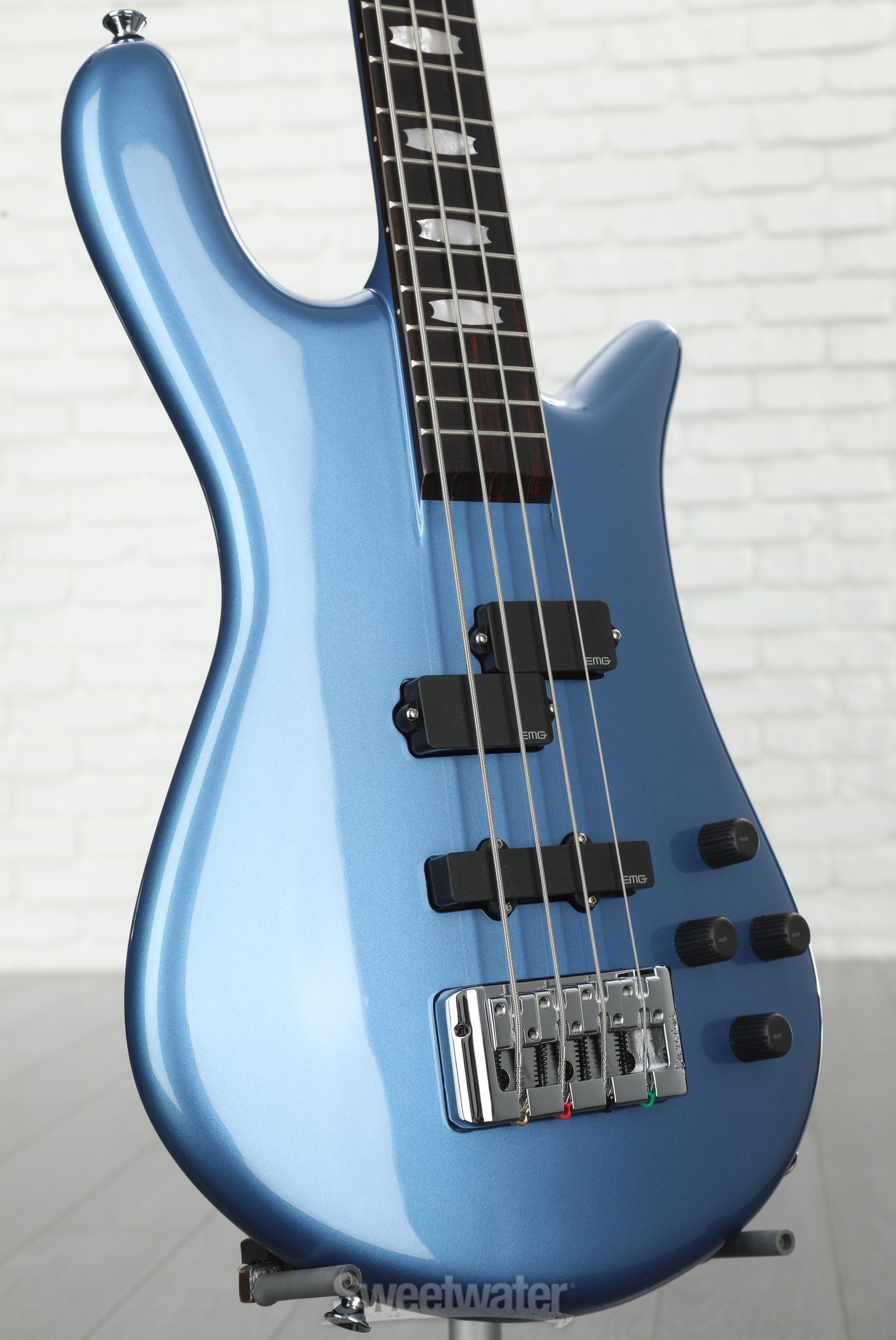 Spector Euro 4 Classic Bass Guitar - Metallic Blue Gloss | Sweetwater