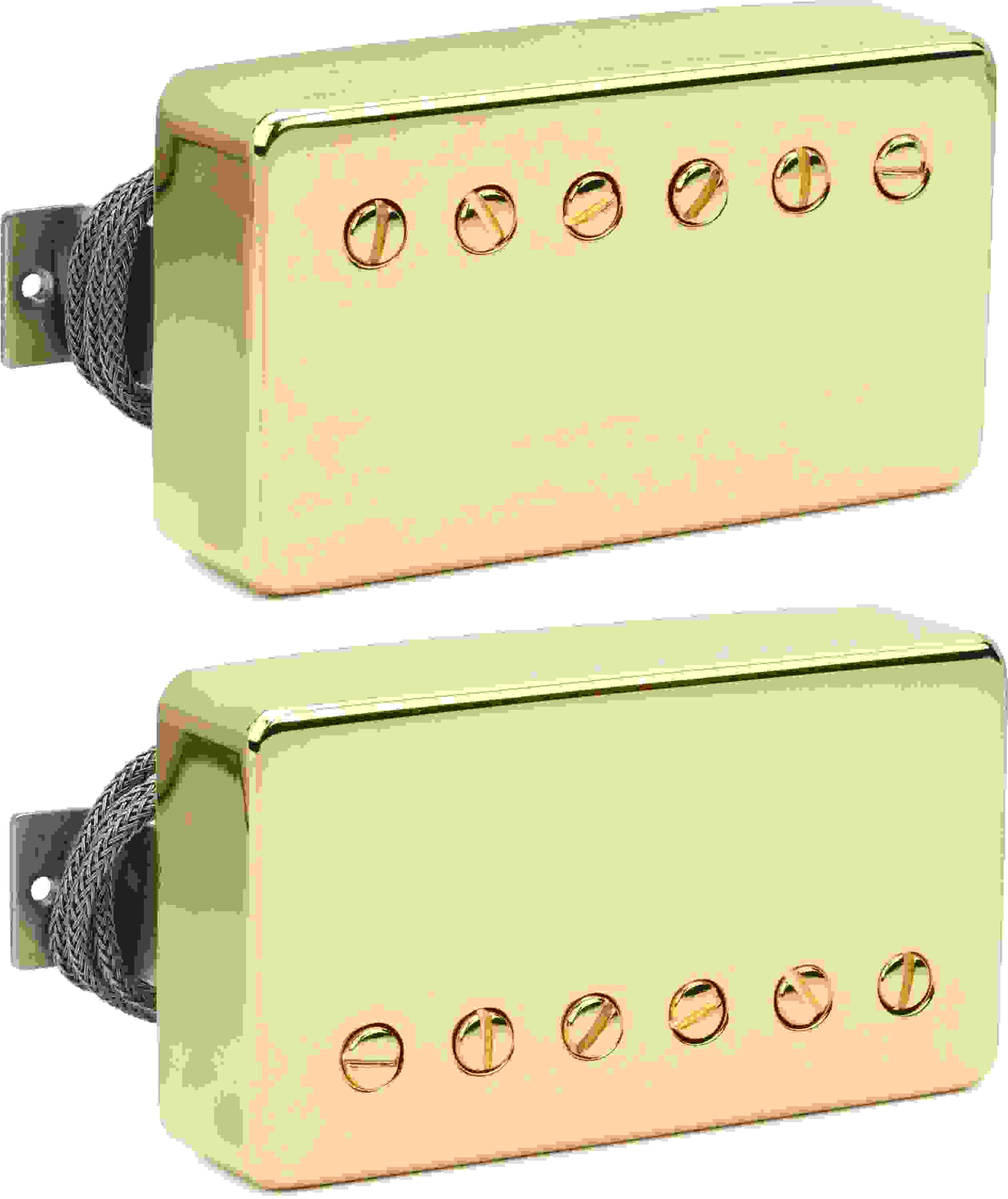 Gibson Accessories Custombucker Humbucker Pickup Matched Set - Gold ...