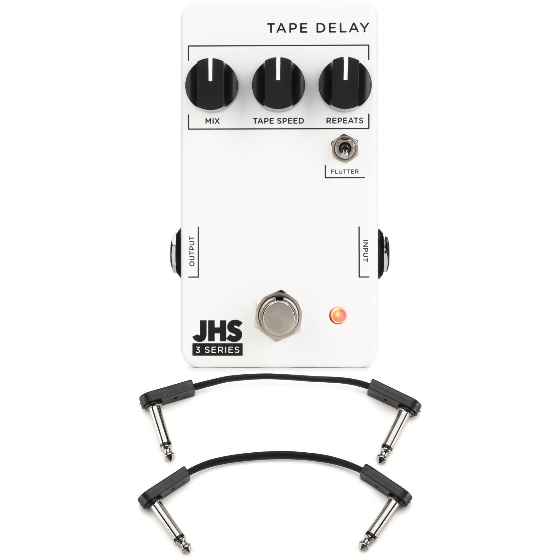 JHS 3 Series Tape Delay Pedal with EBS Patch Cables | Sweetwater