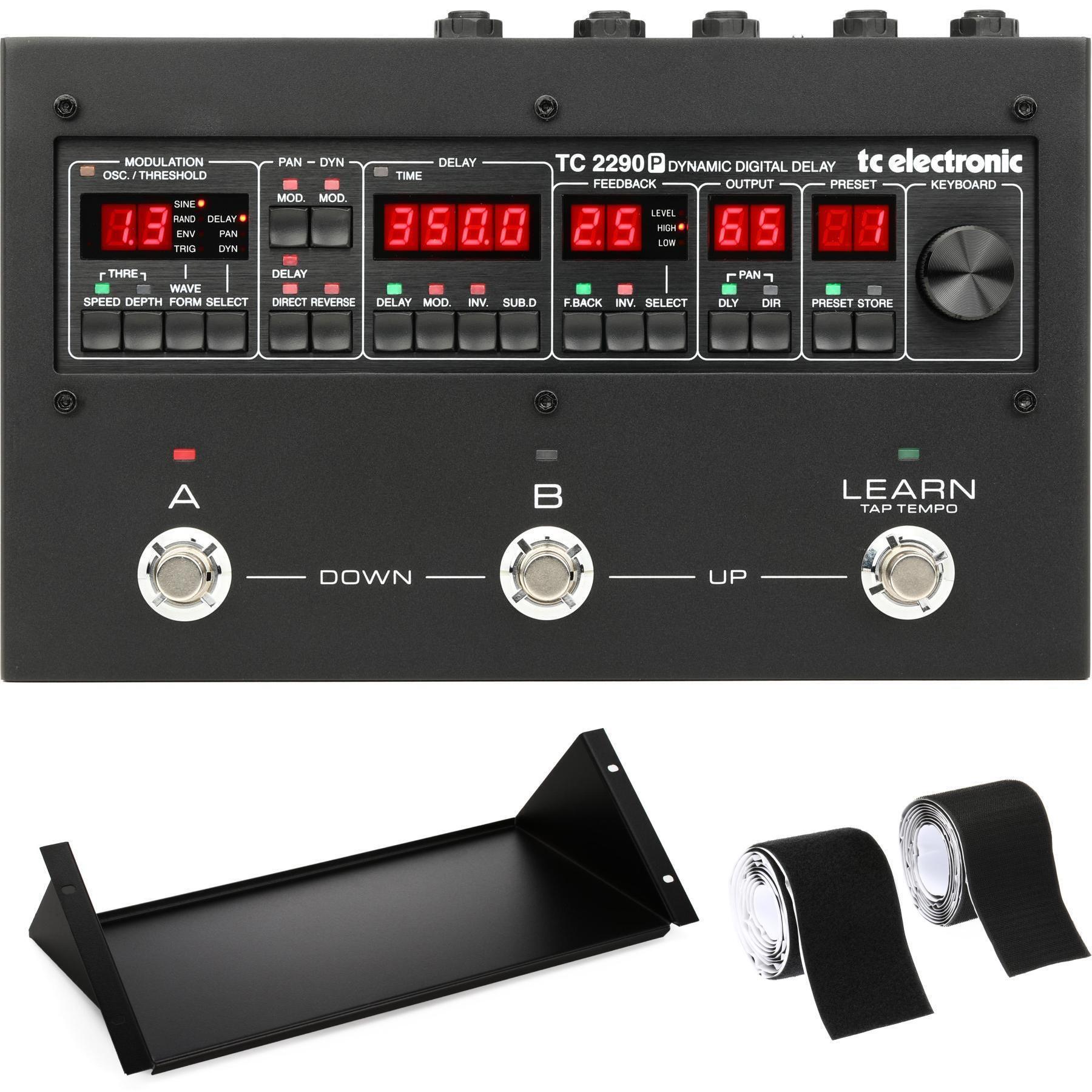 TC Electronic 2290 Dynamic Digital Delay Pedal Rack Mount Bundle ...