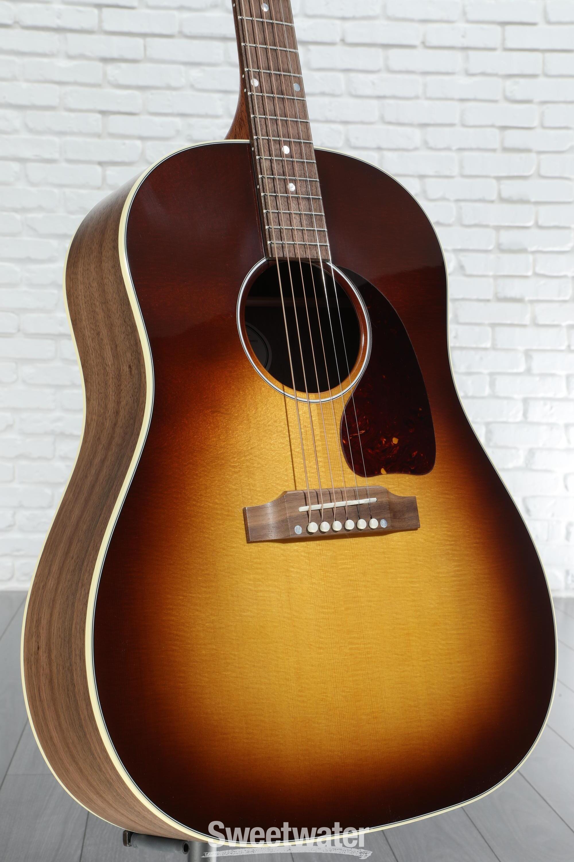 Gibson Acoustic J-45 Studio Walnut Acoustic-electric Guitar - Walnut Burst | Sweetwater