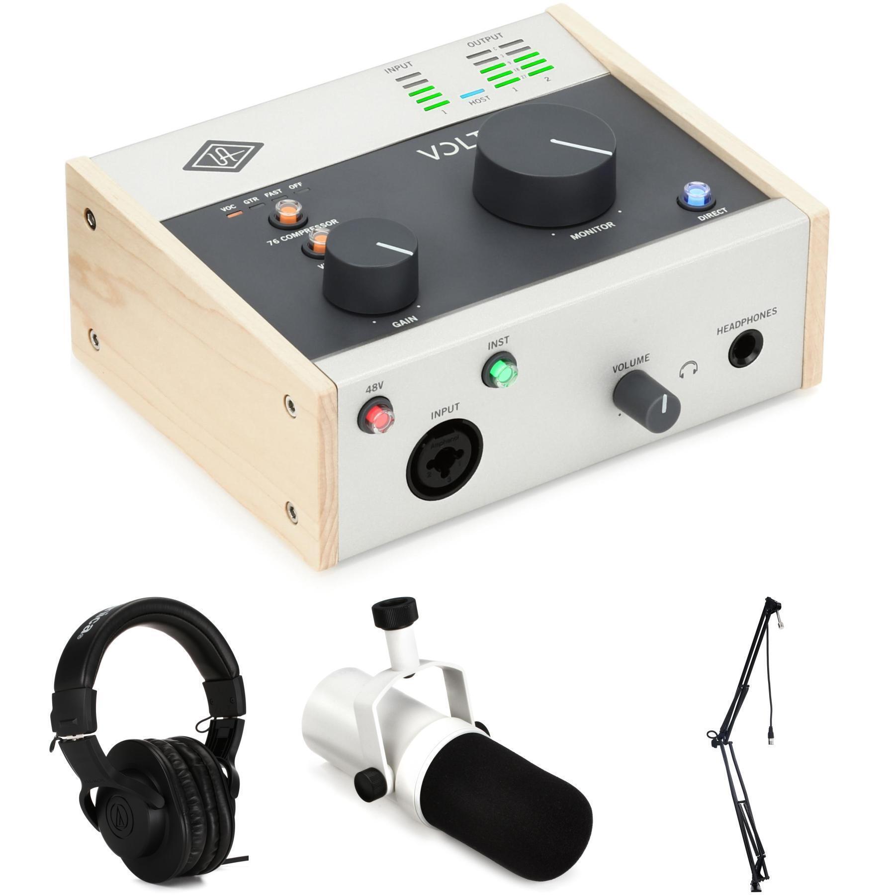 Universal Audio Volt 176 USB-C Audio Interface with Microphone and ...