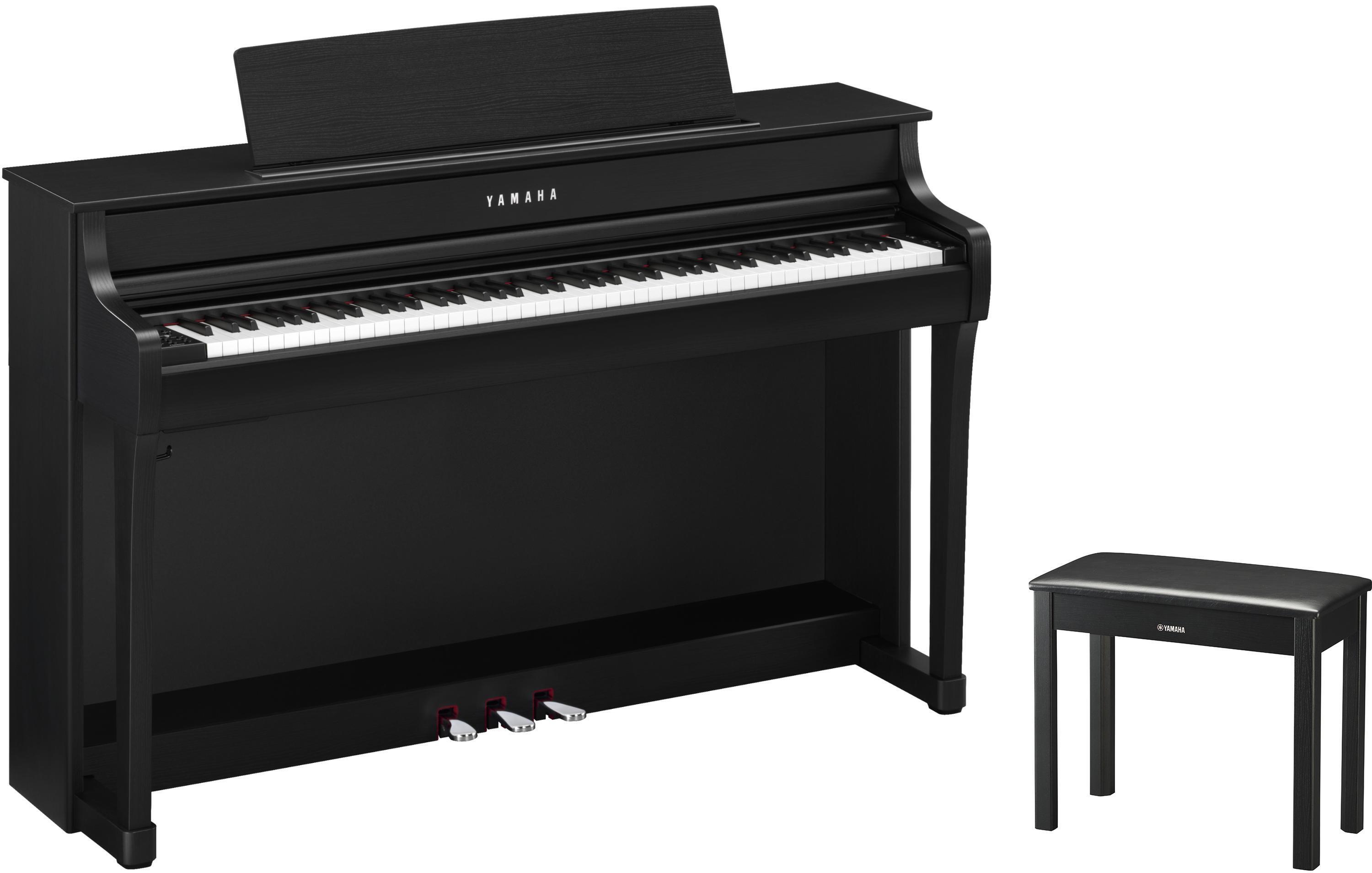 Yamaha Clavinova CLP-845 Console Digital Piano with Bench - Matte Black | Sweetwater