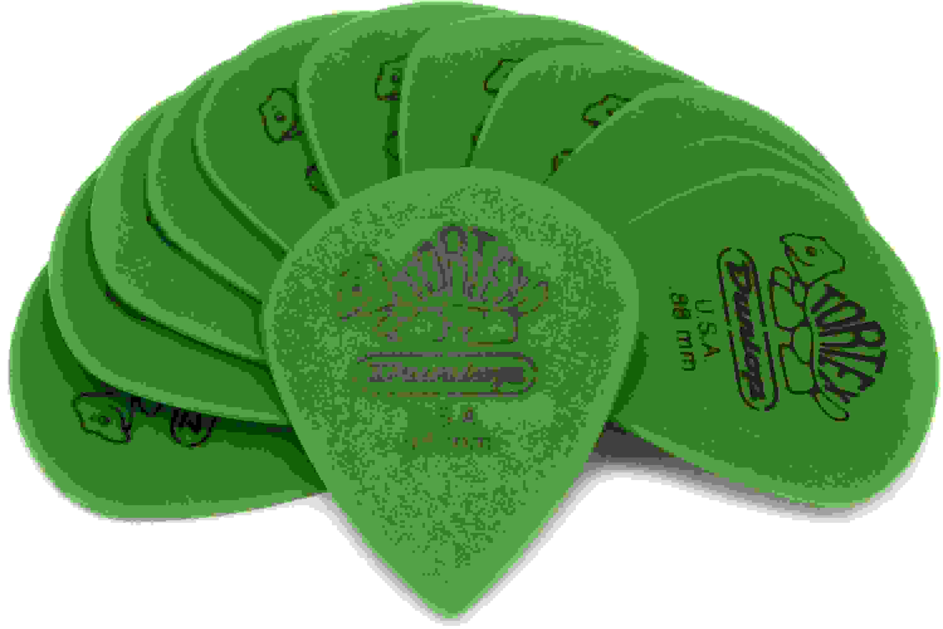 Dunlop Tortex Jazz III XL Guitar Picks - .88mm Green, 12-pack | Sweetwater