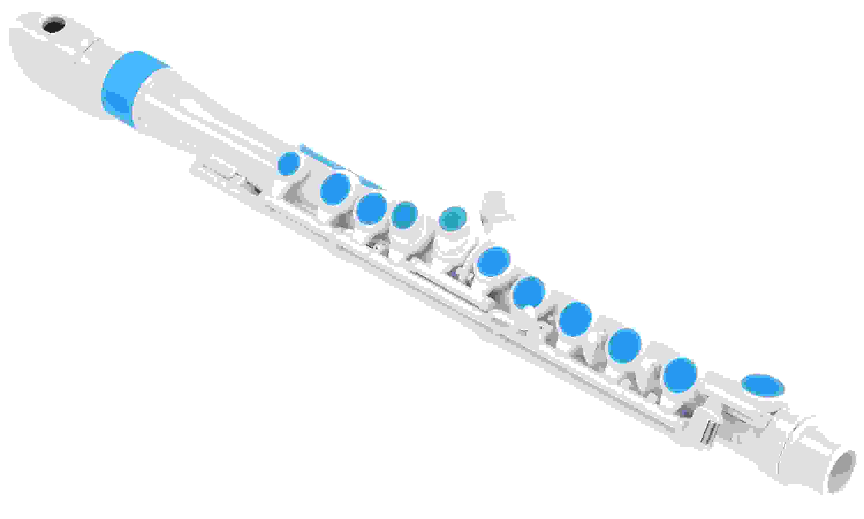 Nuvo jFlute - White/Blue | Sweetwater