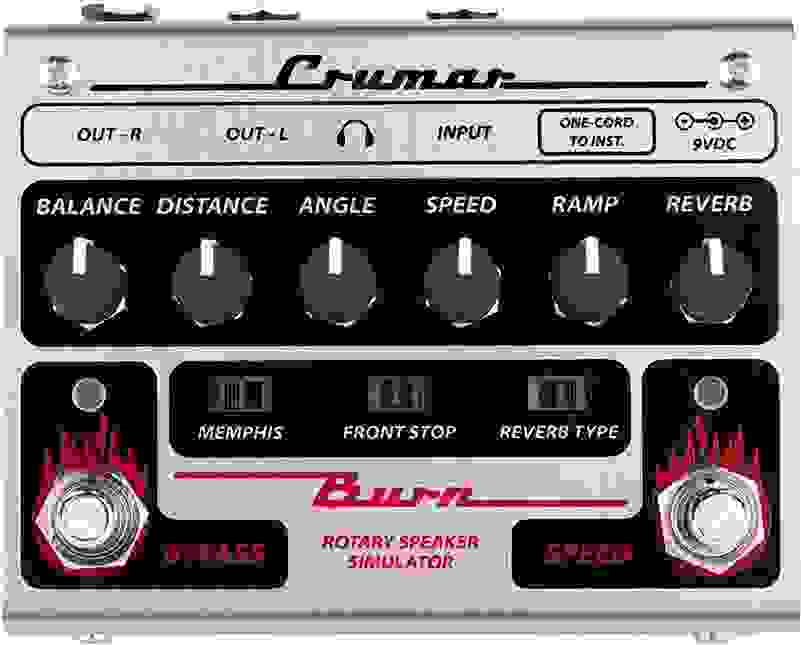 Crumar Burn Rotary Speaker Simulator Pedal | Sweetwater