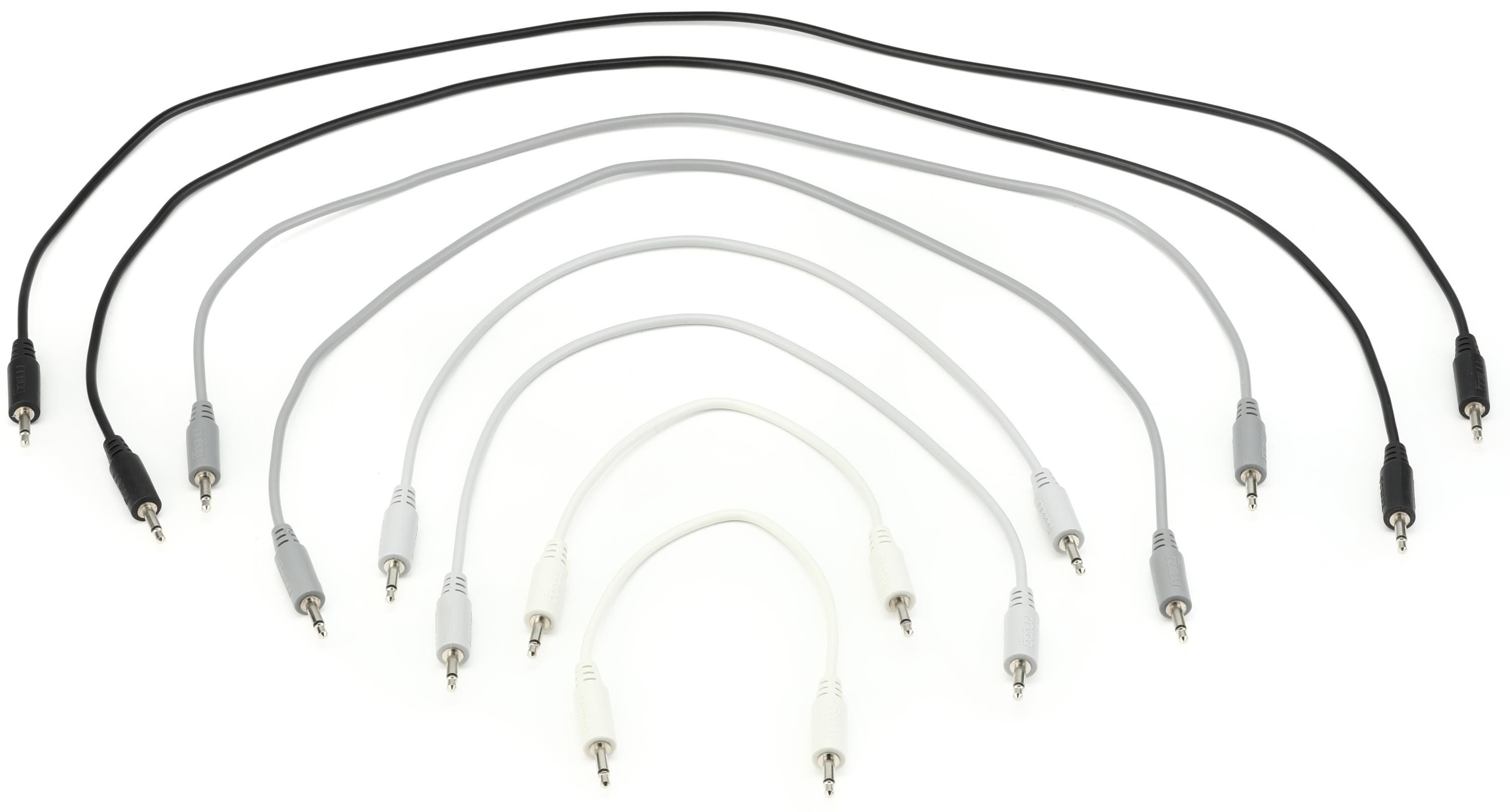 Moog RES-CABLE-SET-14 Modular Patch Cables - Assorted Lengths, 8-pack ...