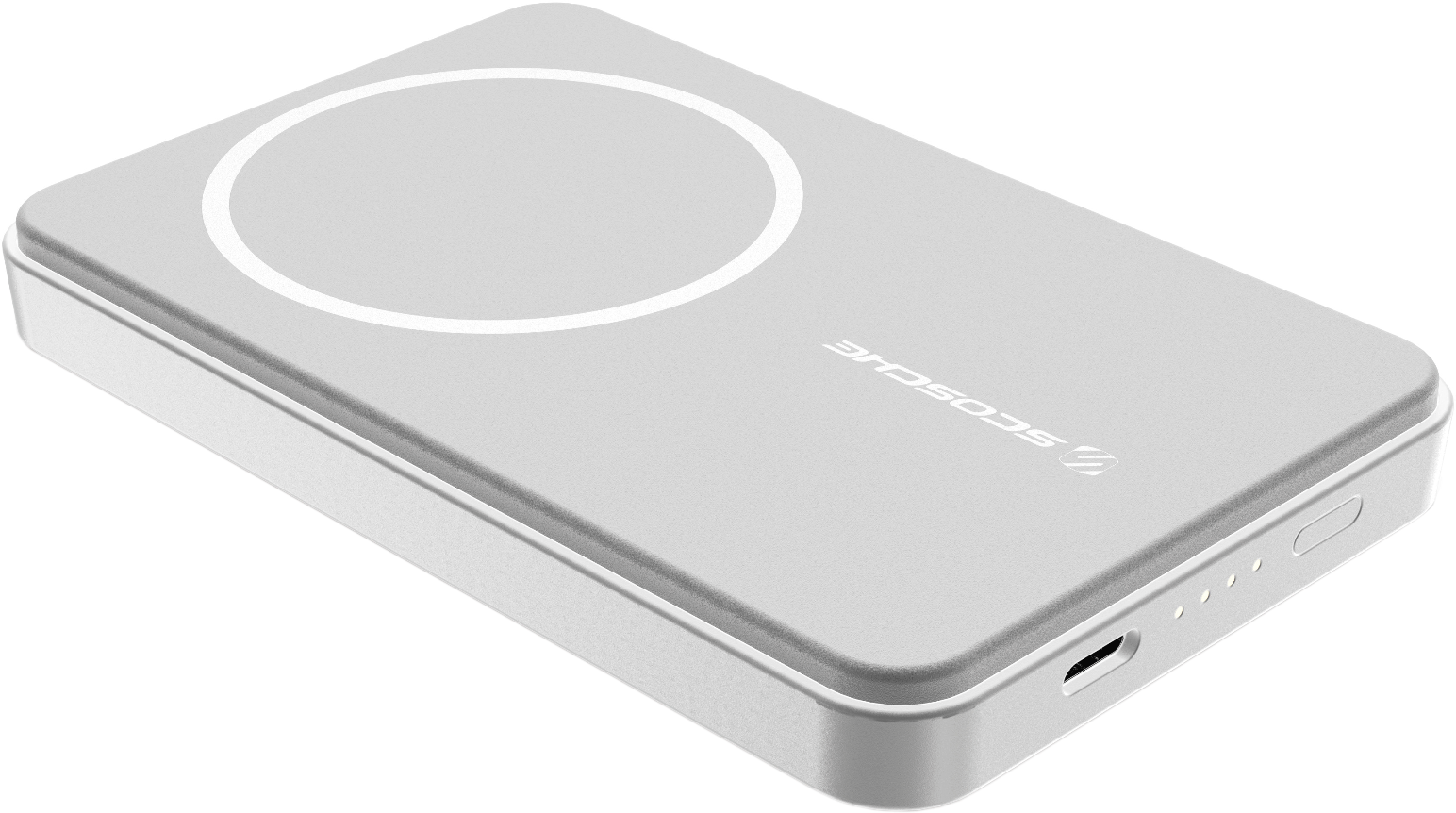 Scosche GoBat MS 5K Wireless Magnetic 5,000mAh Power Bank - White ...