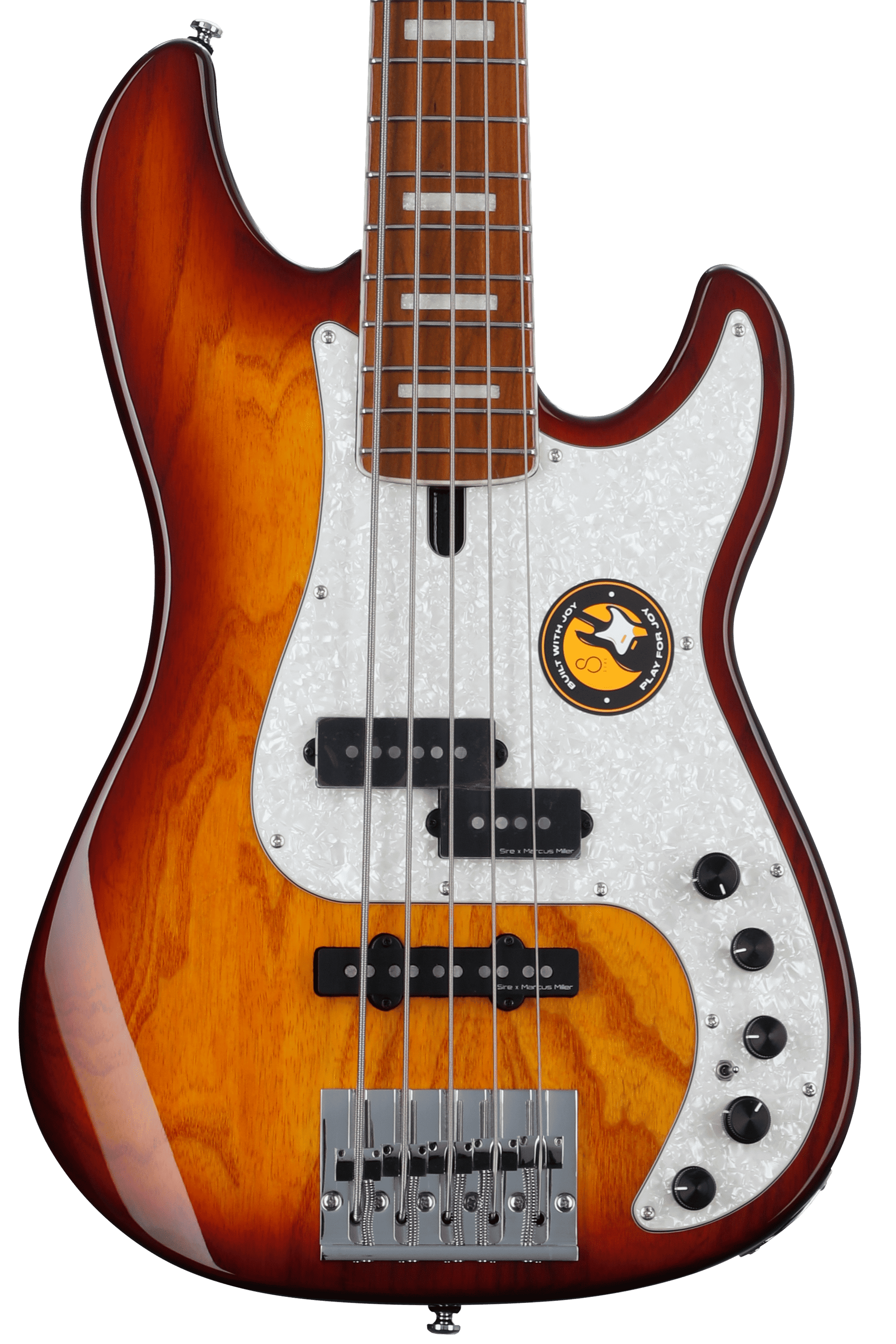 Sire Marcus Miller P8 5-string Bass Guitar - Tobacco Sunburst | Sweetwater