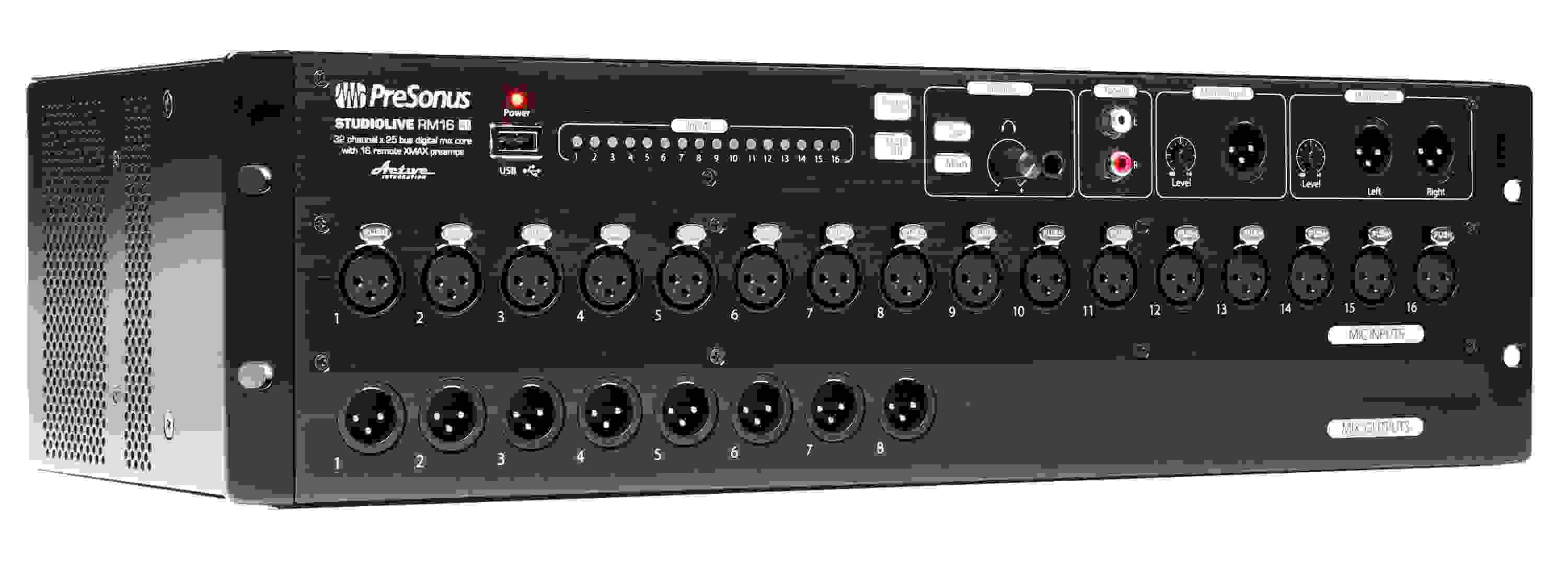 PreSonus StudioLive RM16AI - 16-ch Digital Rack Mounted Mixer | Sweetwater