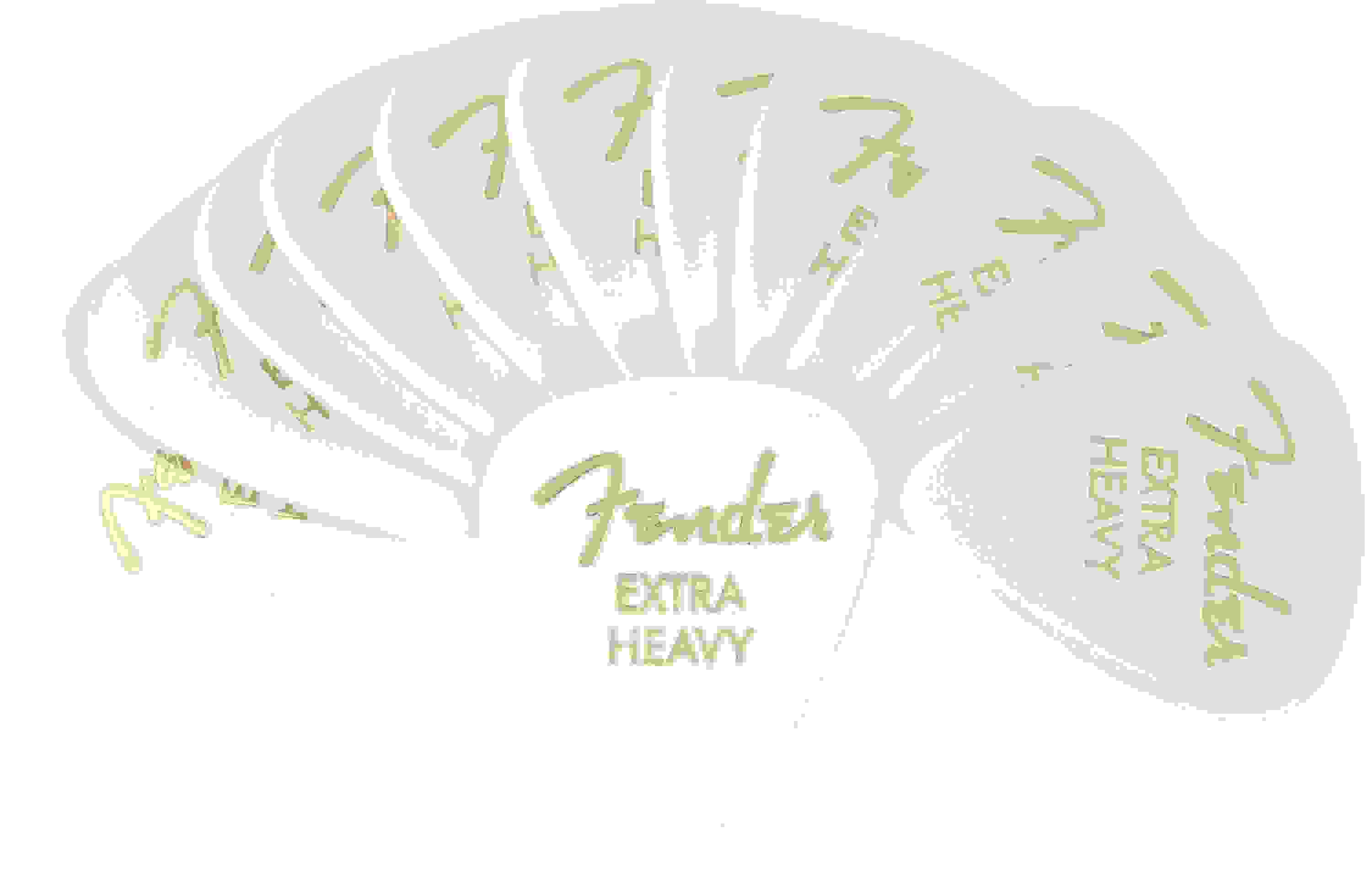 Fender 351 Shape Classic Celluloid Picks - Extra Heavy White 12-pack ...