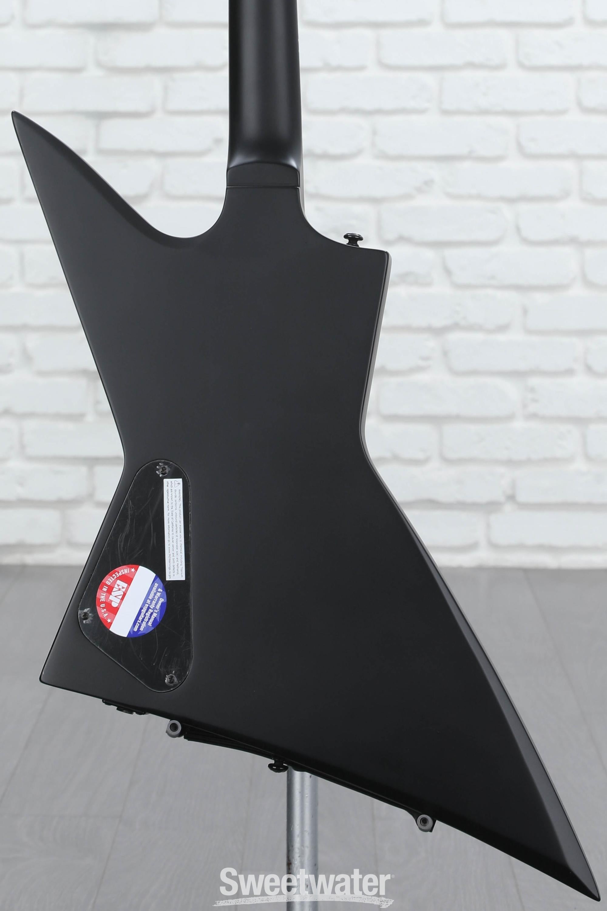 ESP LTD EX-201 Electric Guitar - Black Satin | Sweetwater