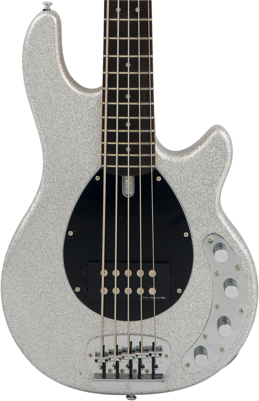 Sire Marcus Miller Z3 5-string Bass Guitar - Silver Sparkle | Sweetwater