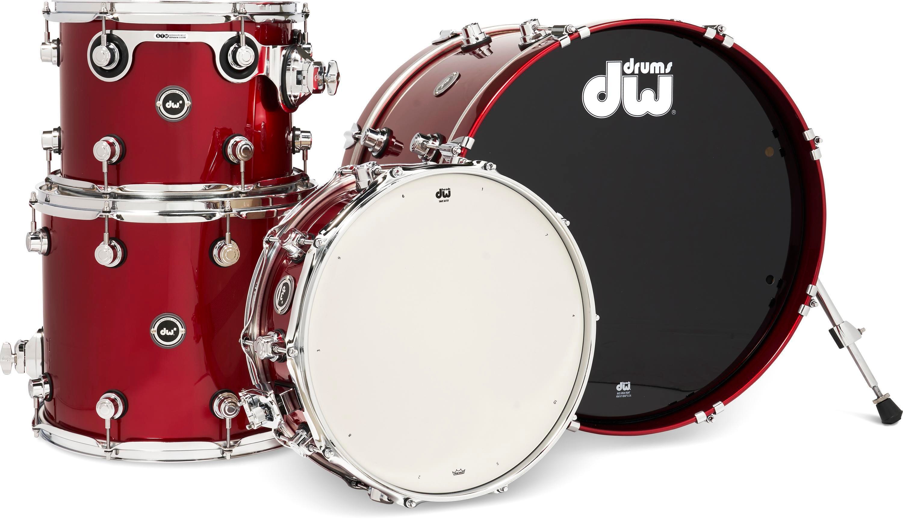 DW DWe 4-piece Shell Pack - Black Cherry Metallic | Sweetwater