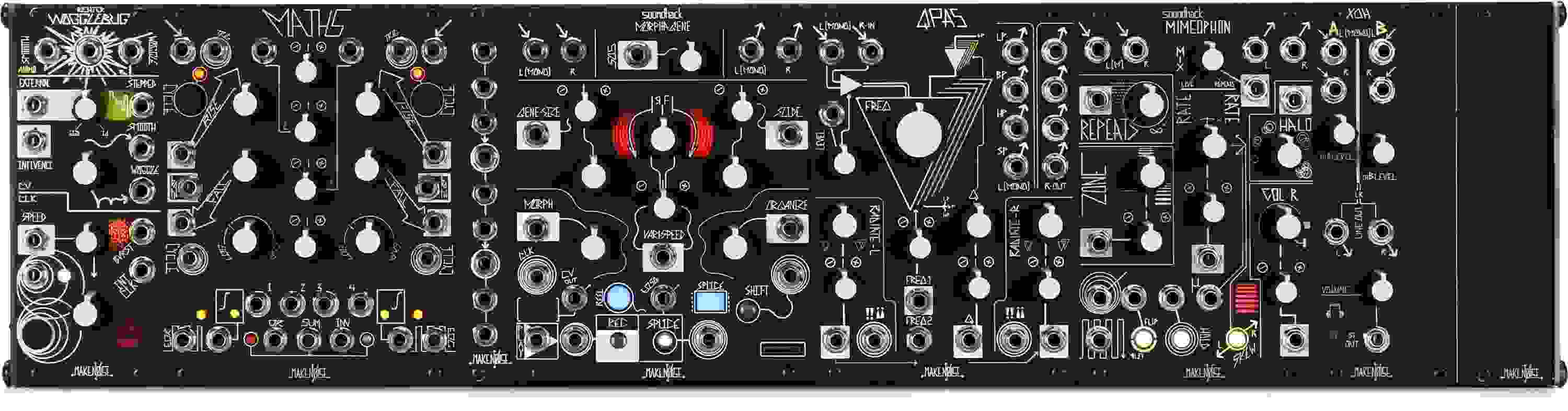 Make Noise Tape & Microsound Music Machine Eurorack Modular Synthesizer System | Sweetwater