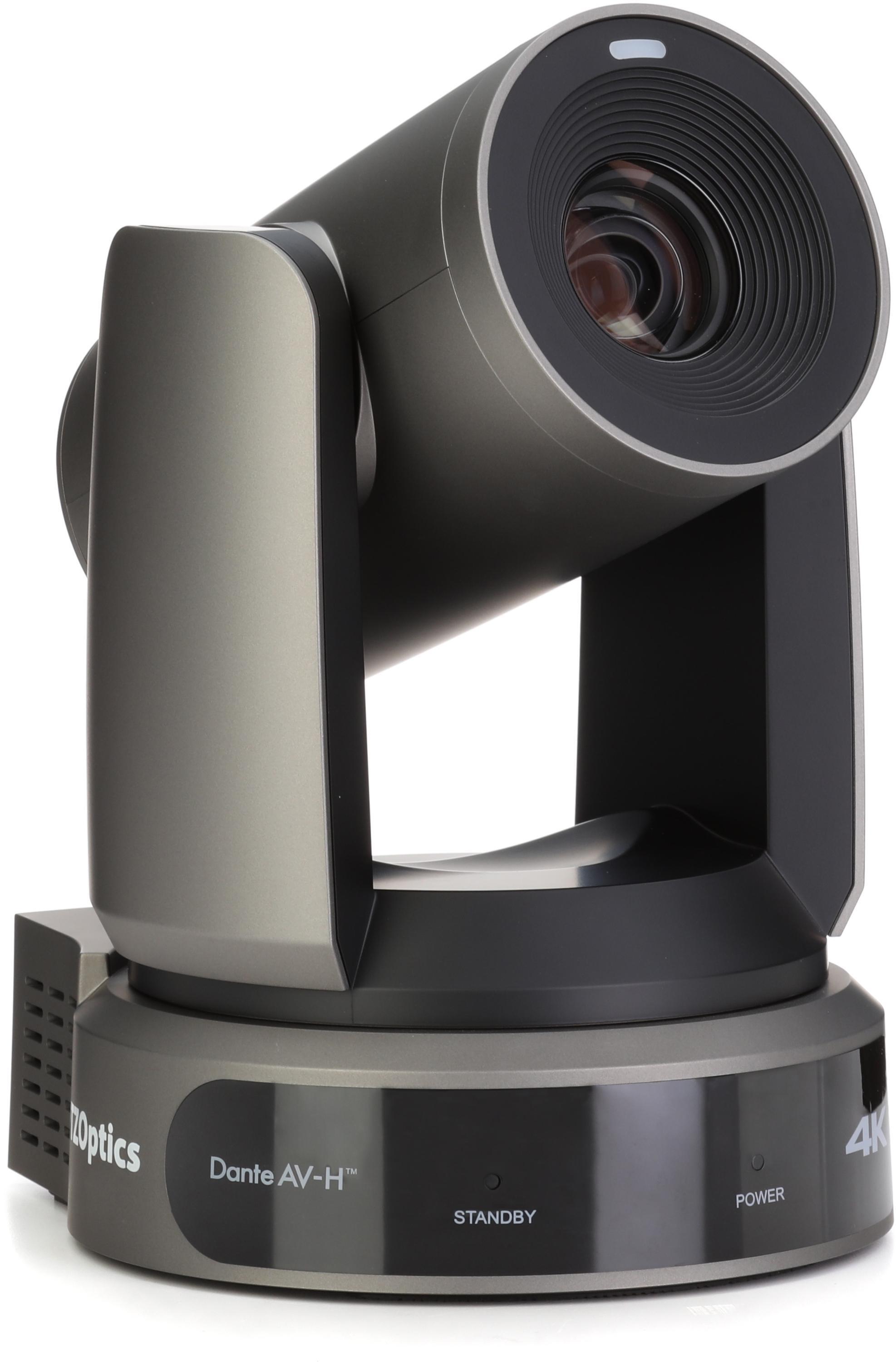 PTZOptics Link 4K 30x Optical Zoom PTZ Camera - Grey | Sweetwater