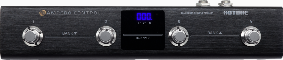 Hotone Ampero Control Bluetooth MIDI Foot Controller | Sweetwater