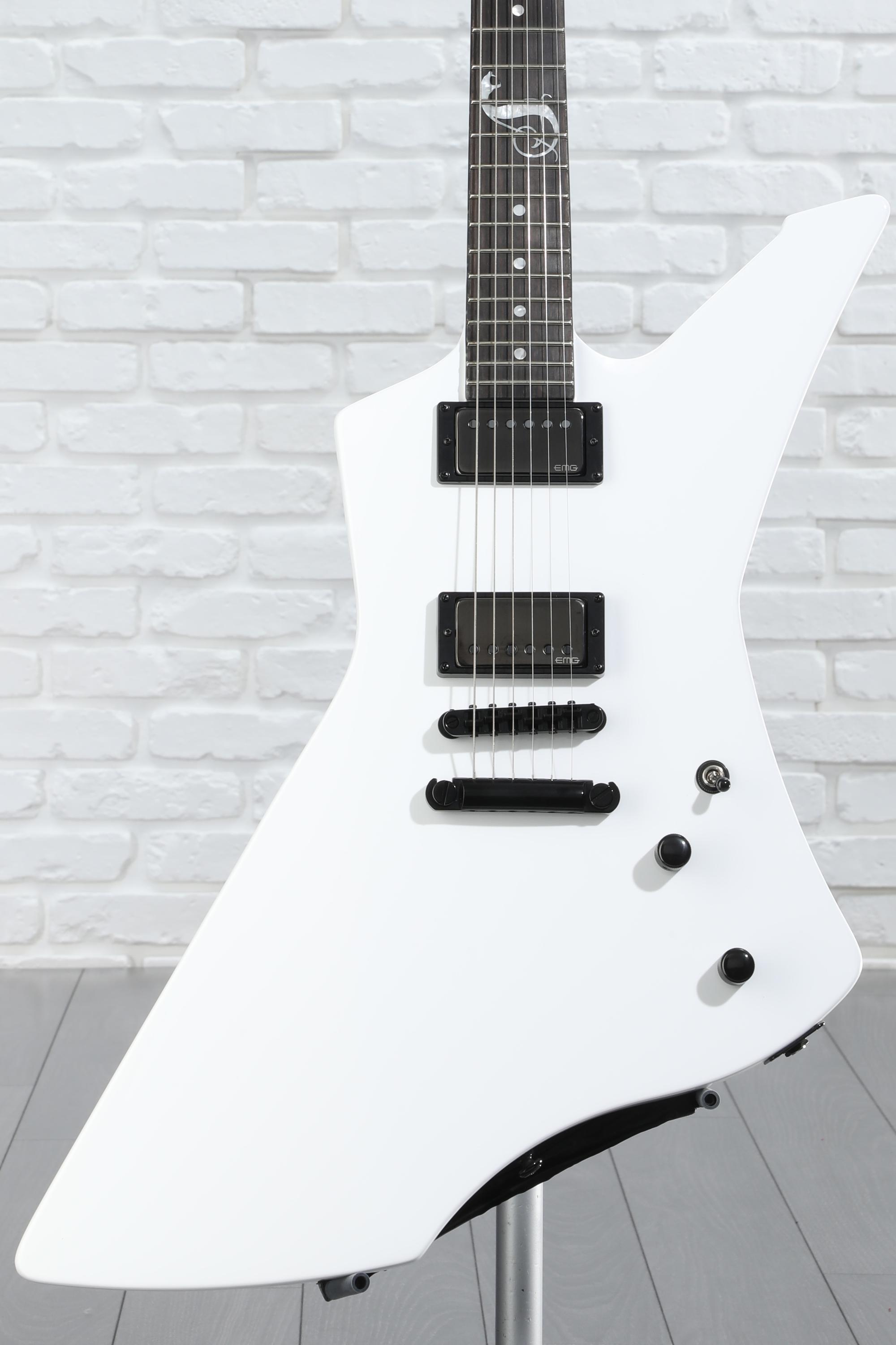 ESP LTD James Hetfield Signature Snakebyte - Snow White | Sweetwater