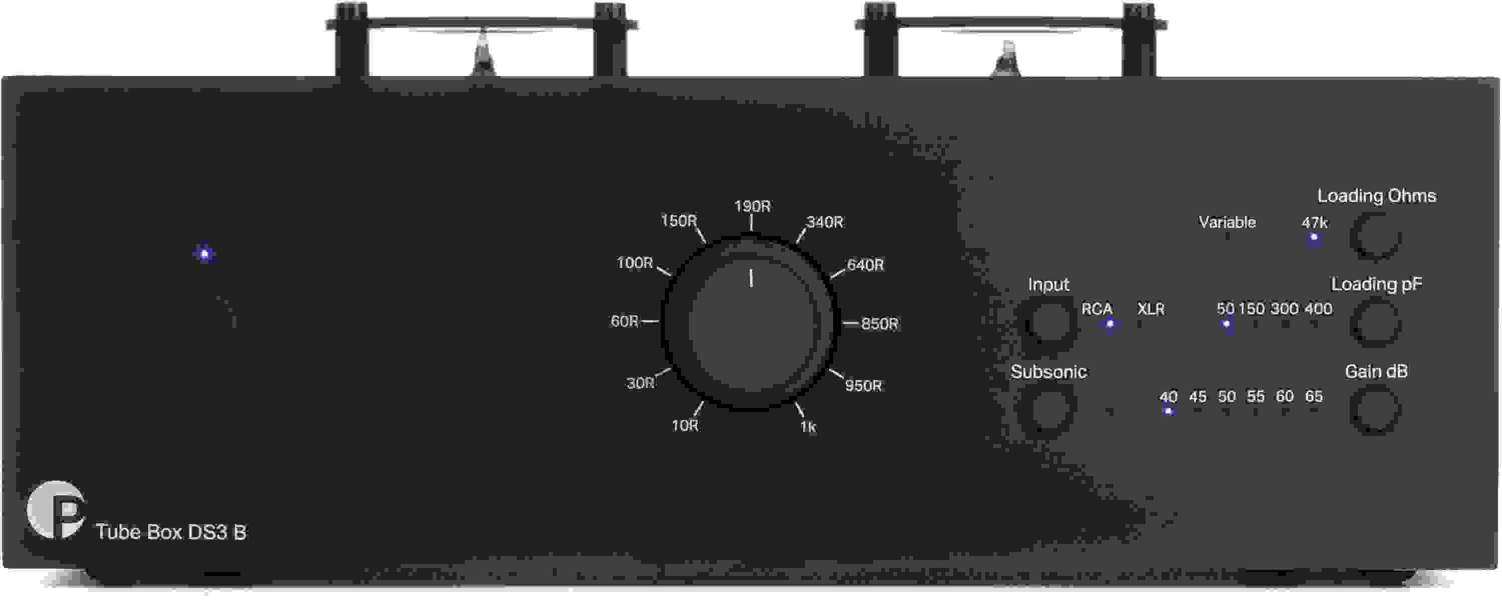 Pro-Ject Tube Box DS3 B Balanced MM/MC Phono Preamp - Black | Sweetwater