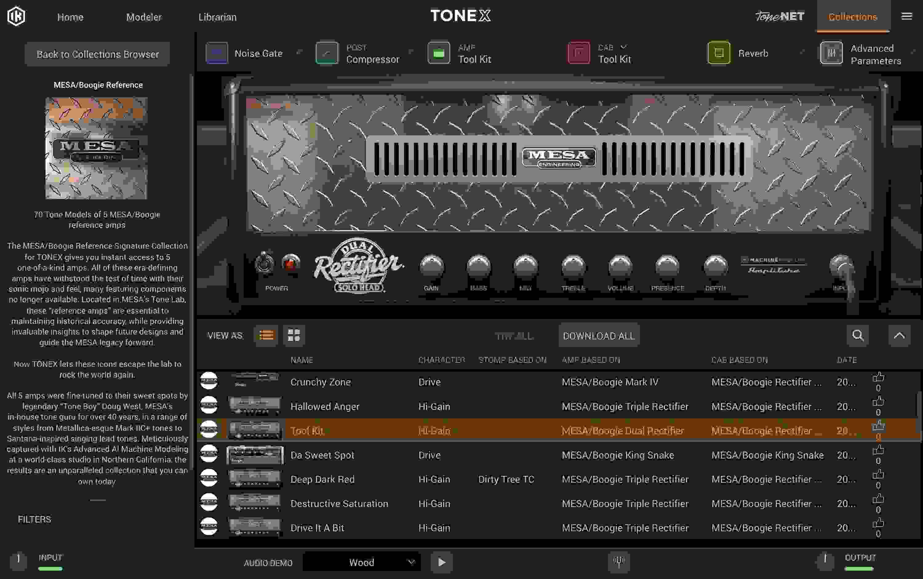 IK Multimedia TONEX Mesa/Boogie Reference Signature Collection | Sweetwater