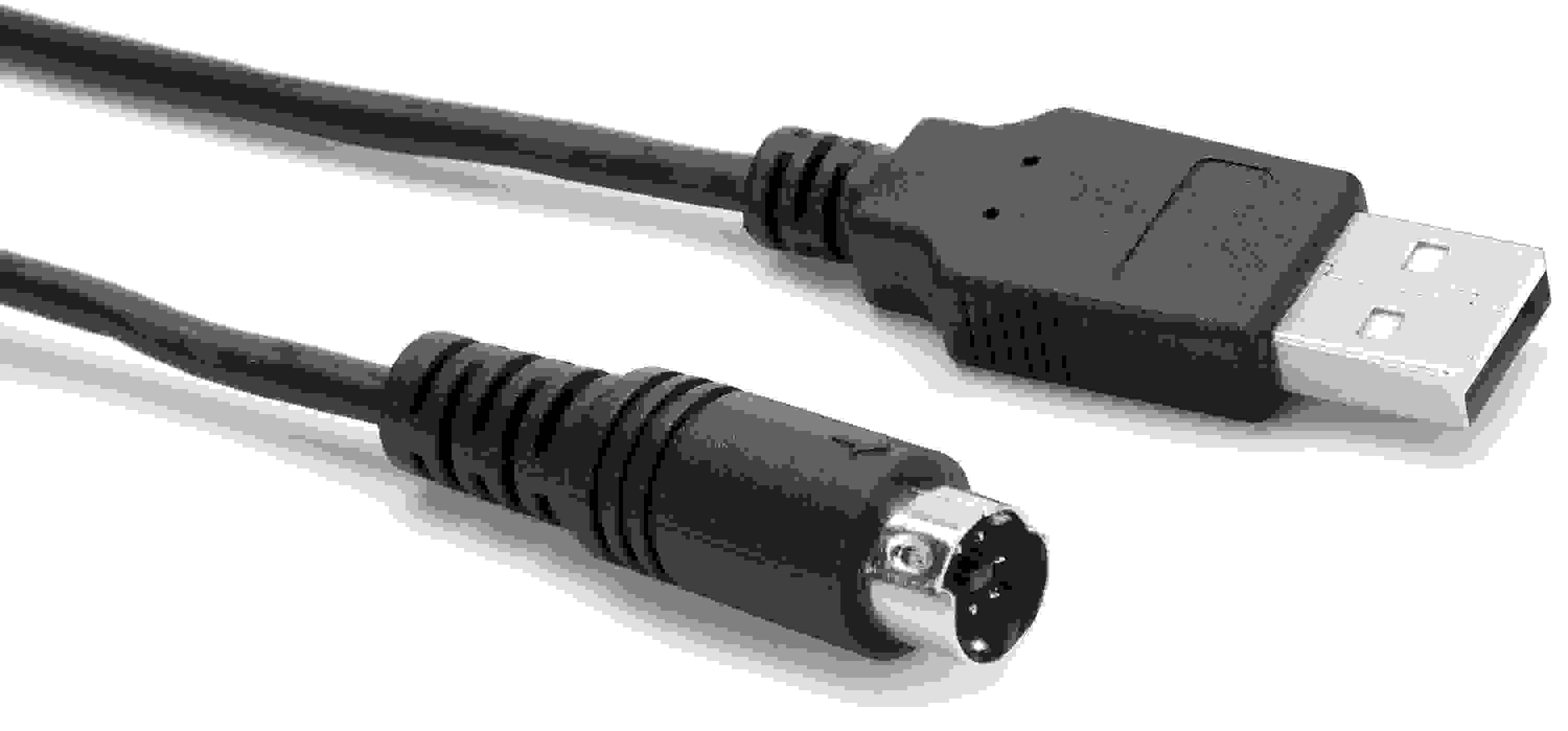 IK Multimedia USB-A to Mini-DIN Cable for iRig Series | Sweetwater