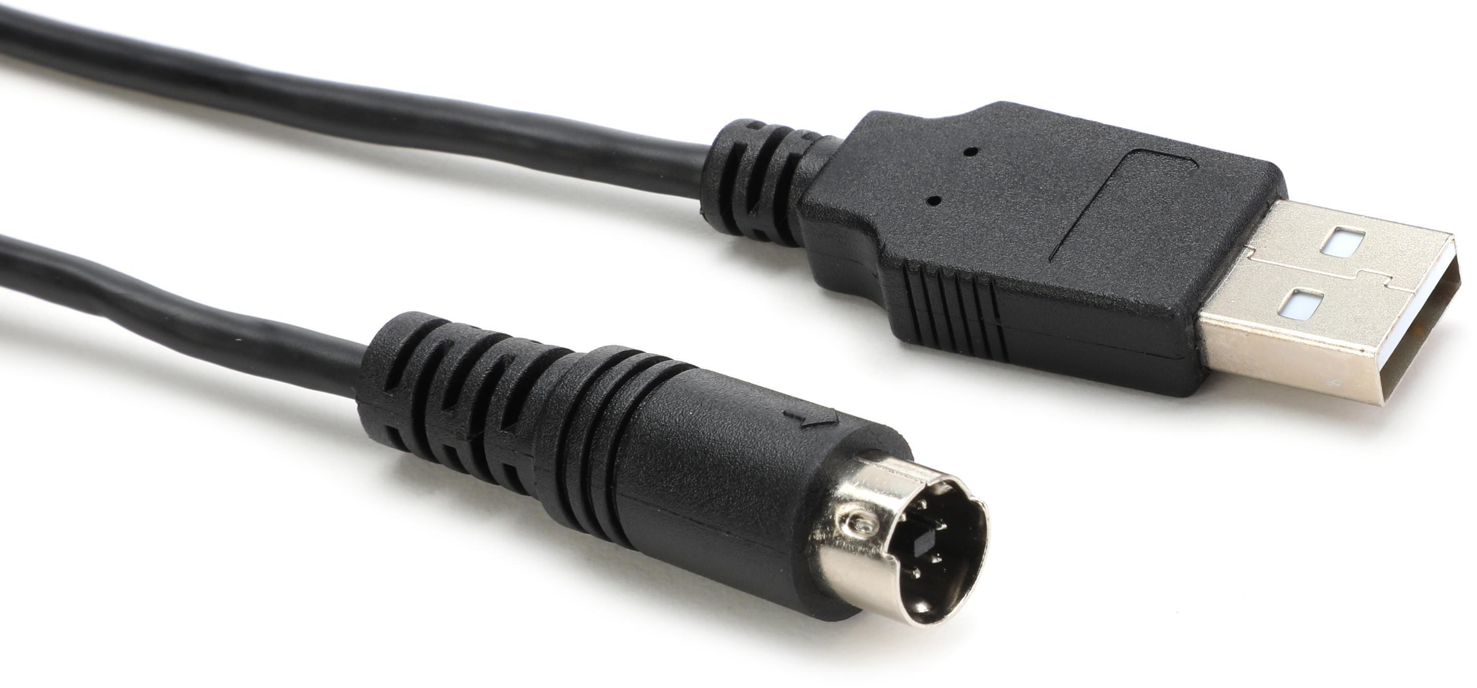 IK Multimedia USB-A to Mini-DIN Cable for iRig Series | Sweetwater