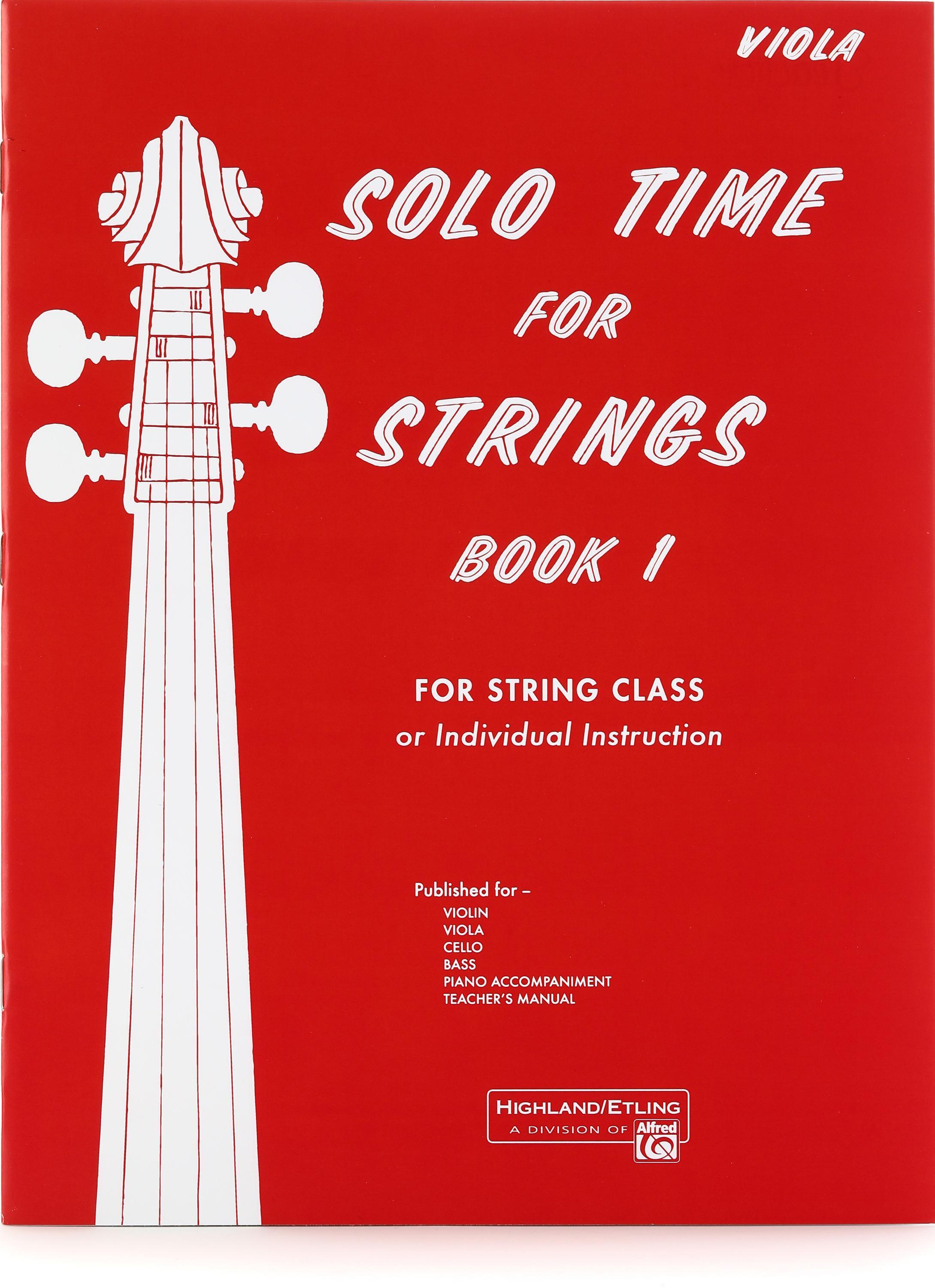 Alfred Solo Time for Strings - Book 1, Viola | Sweetwater