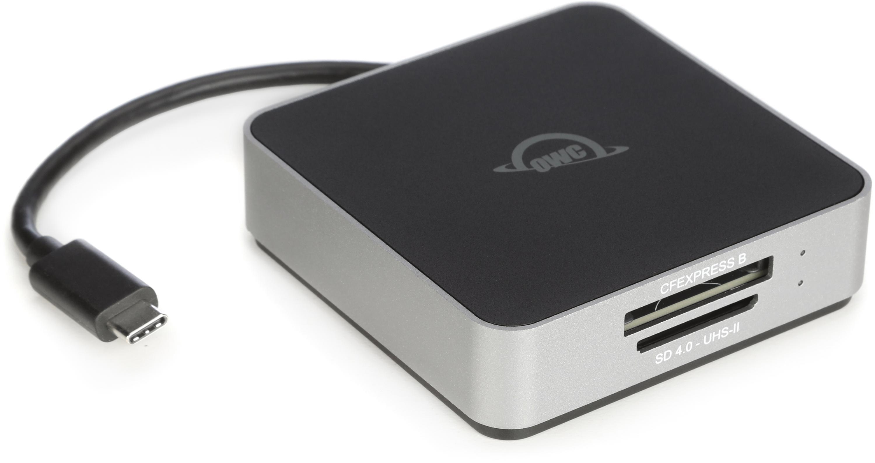 OWC Atlas Dual CFexpress Travel-size SD Card Reader/Writer | Sweetwater