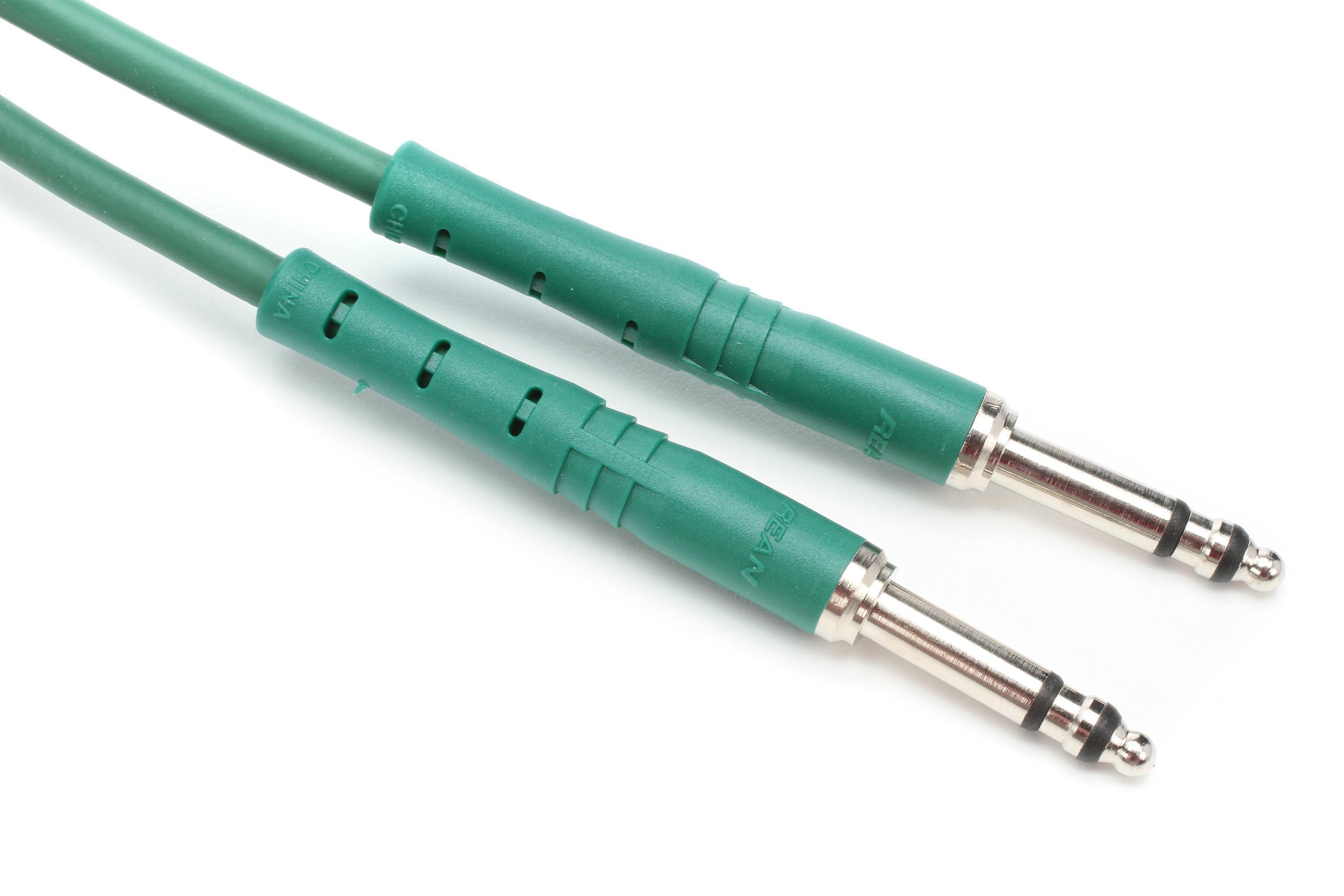 StageMASTER STT-3.G TT Patch Cable - 3 foot Green | Sweetwater