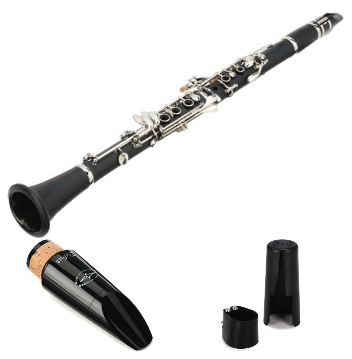Tromana CL300 Student Bb Clarinet with Clark W Fobes Debut Mouthpiece, Ligature, and Cap ...