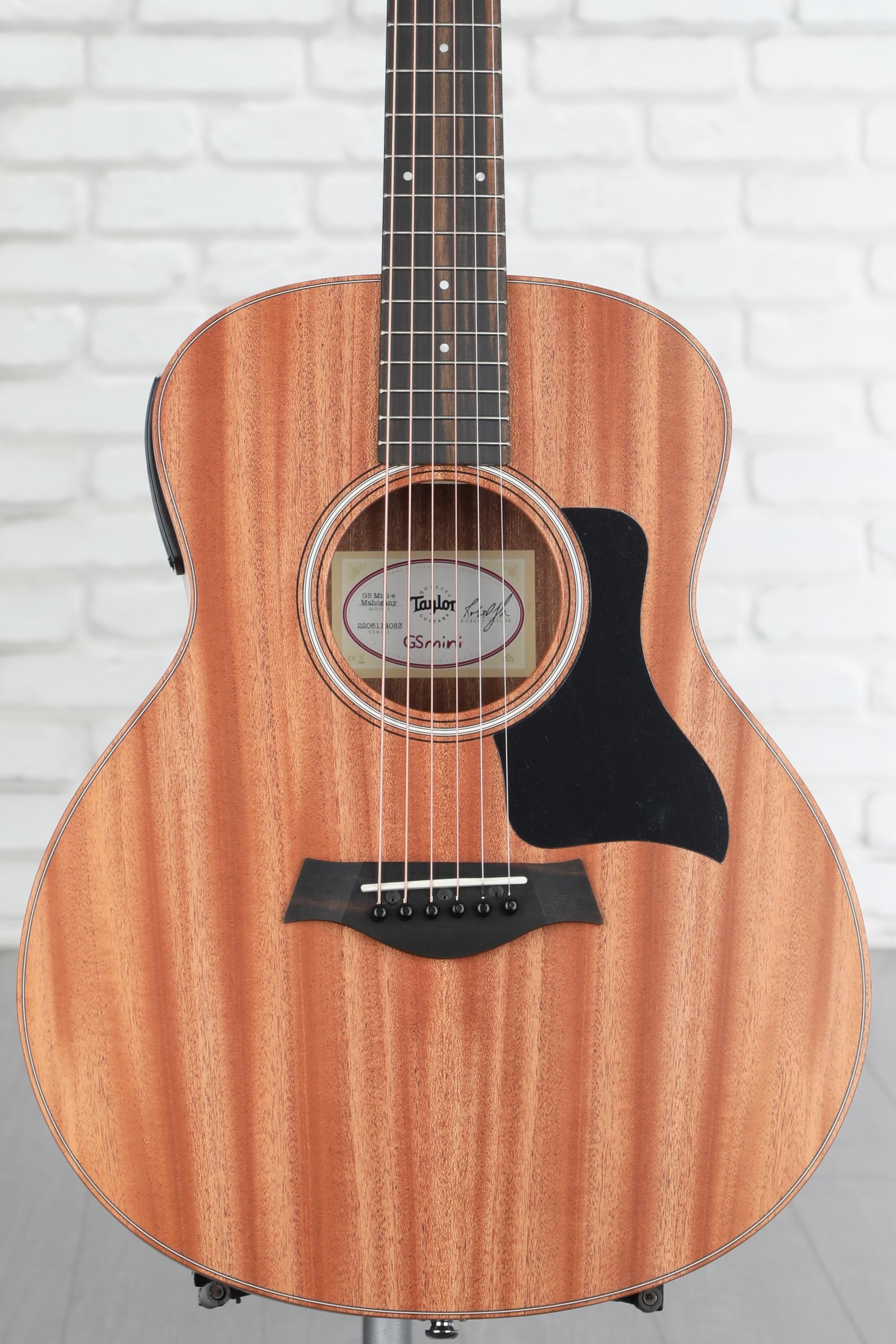 Taylor GS Mini-e Mahogany Acoustic-electric Guitar - Natural with Black ...
