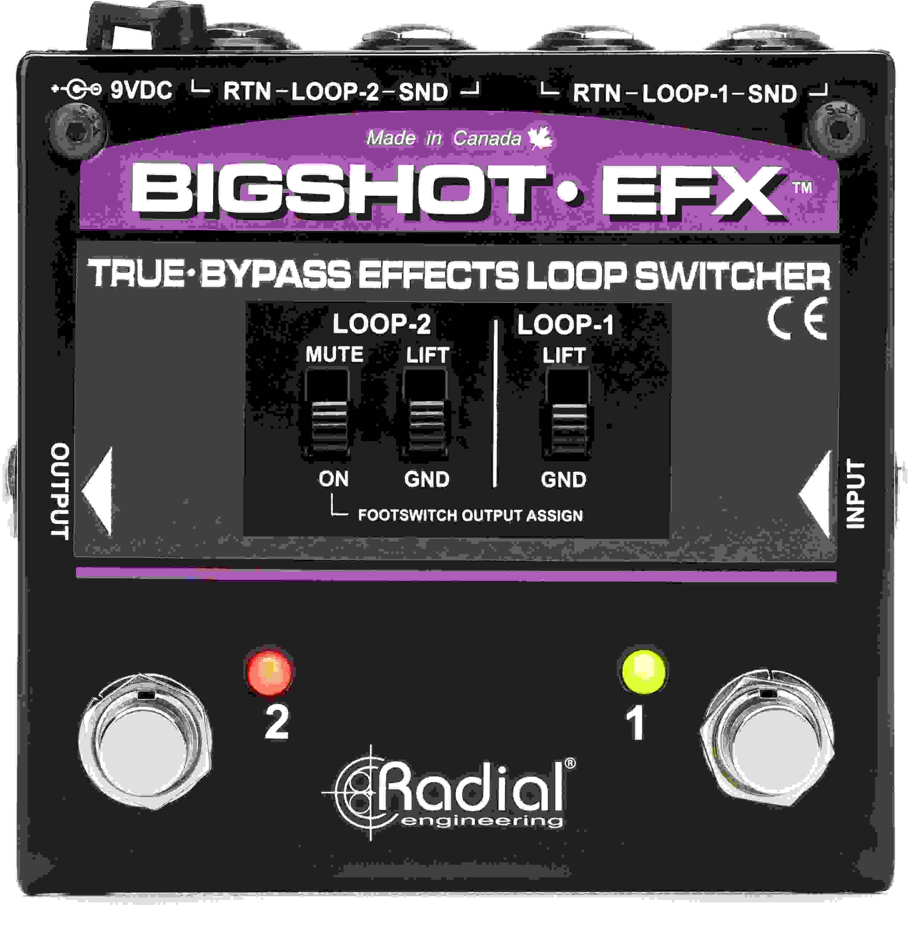 Radial BigShot EFX Effects Loop Switcher | Sweetwater