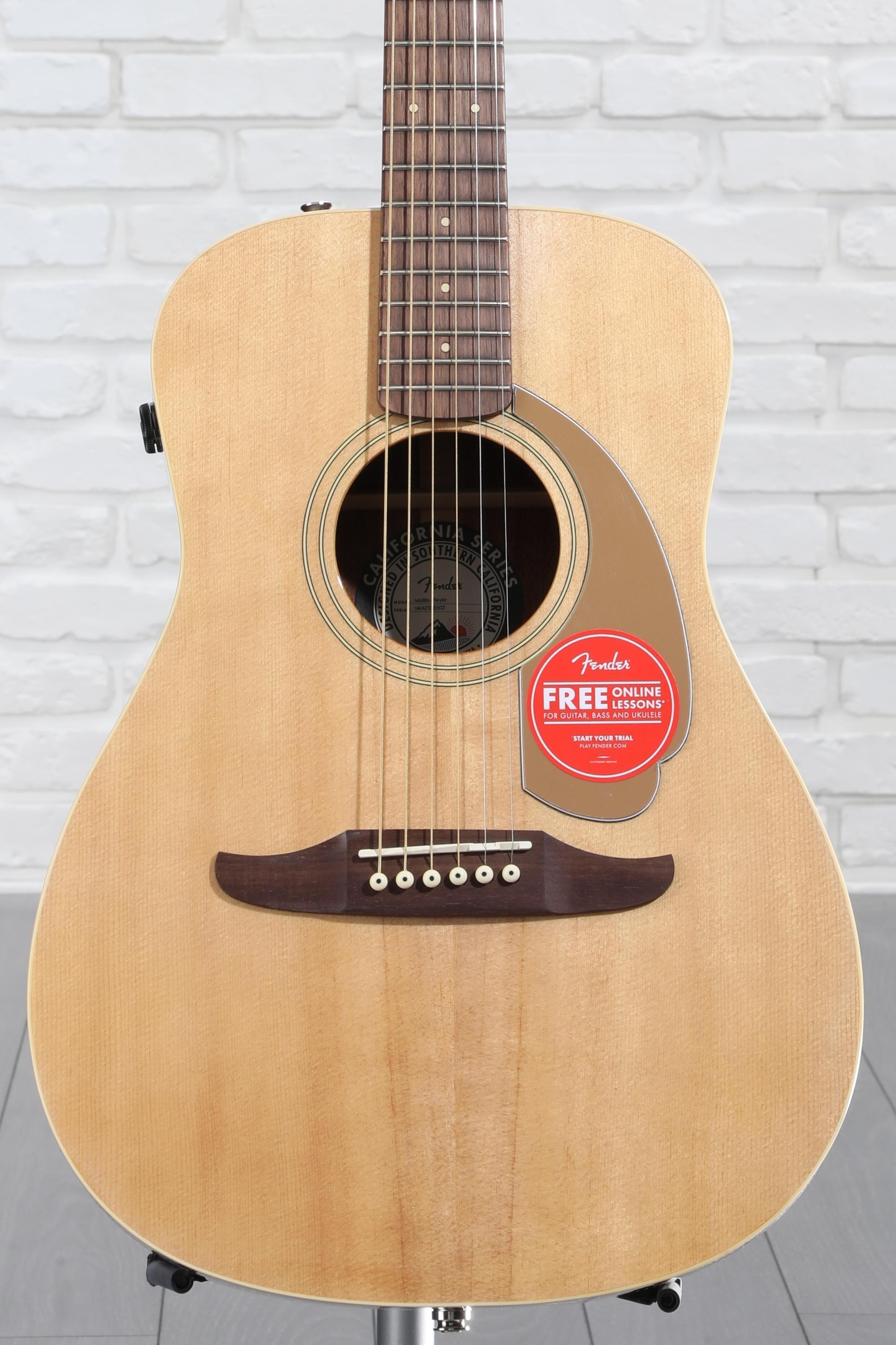 Fender Malibu Player Acoustic-electric Guitar - Natural | Sweetwater