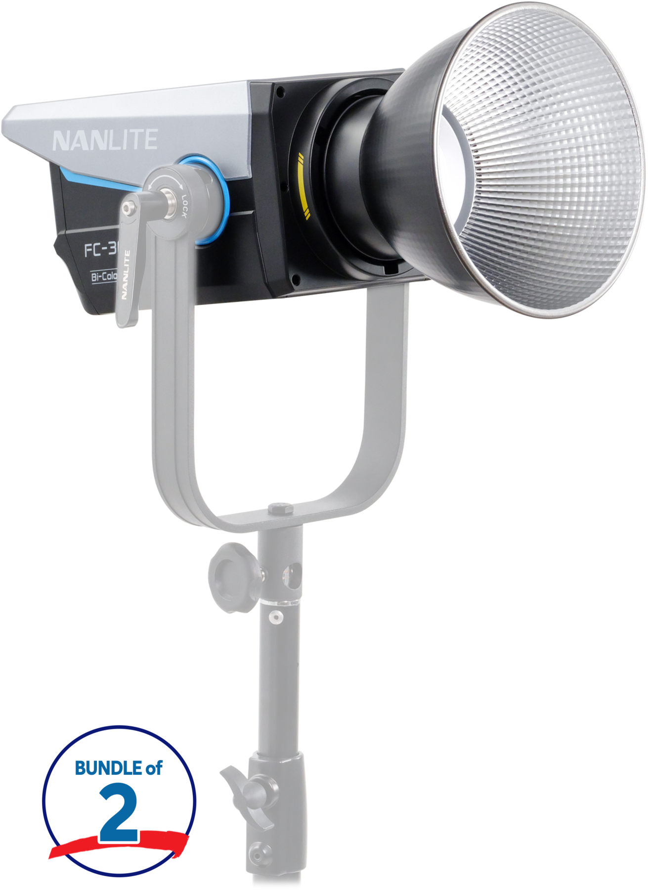 Nanlite FS-300B AC-powered Bi-color LED Monolight (2 Pack) | Sweetwater