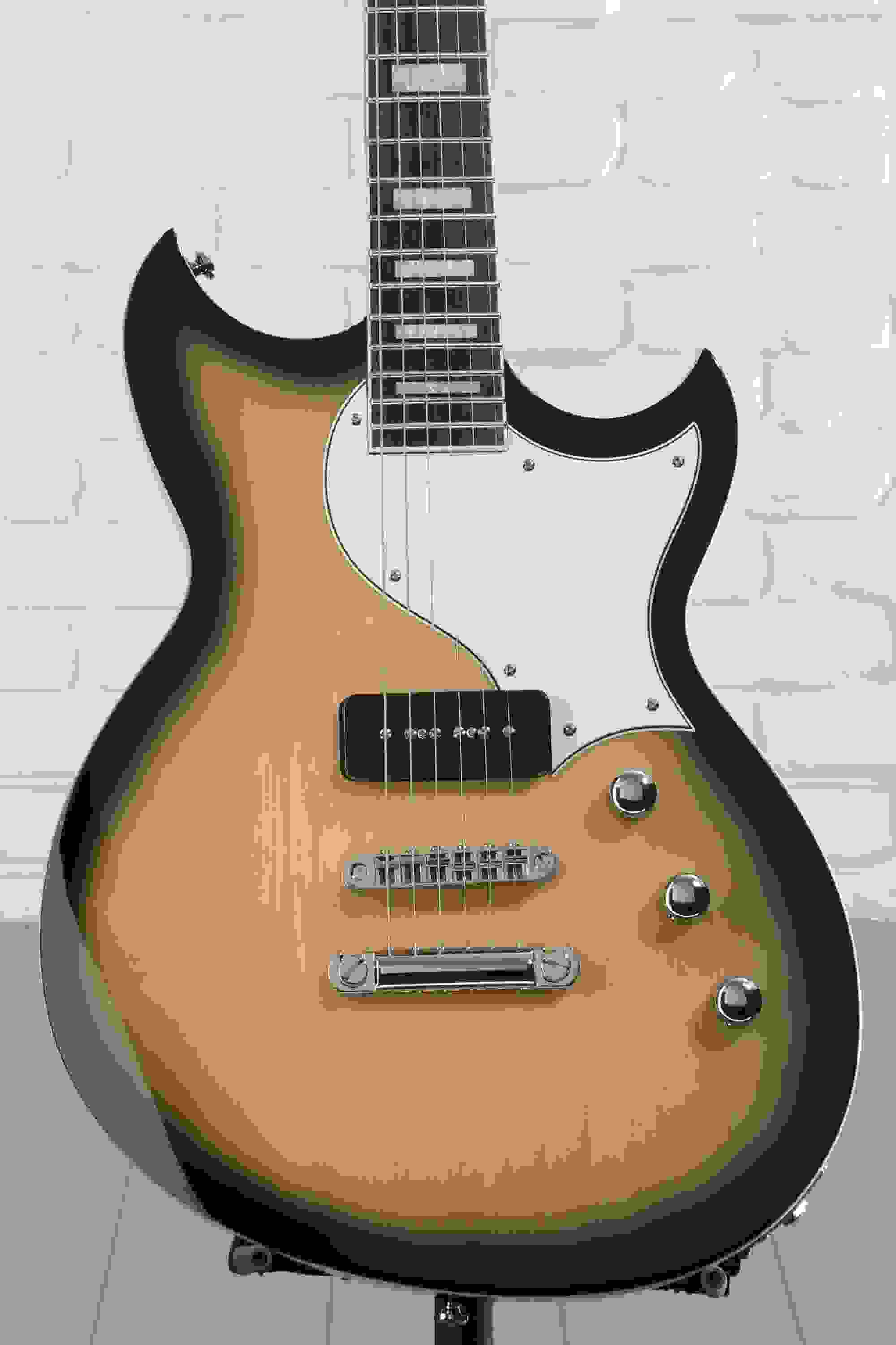 Reverend Sensei Jr. Electric Guitar - Korina Burst | Sweetwater