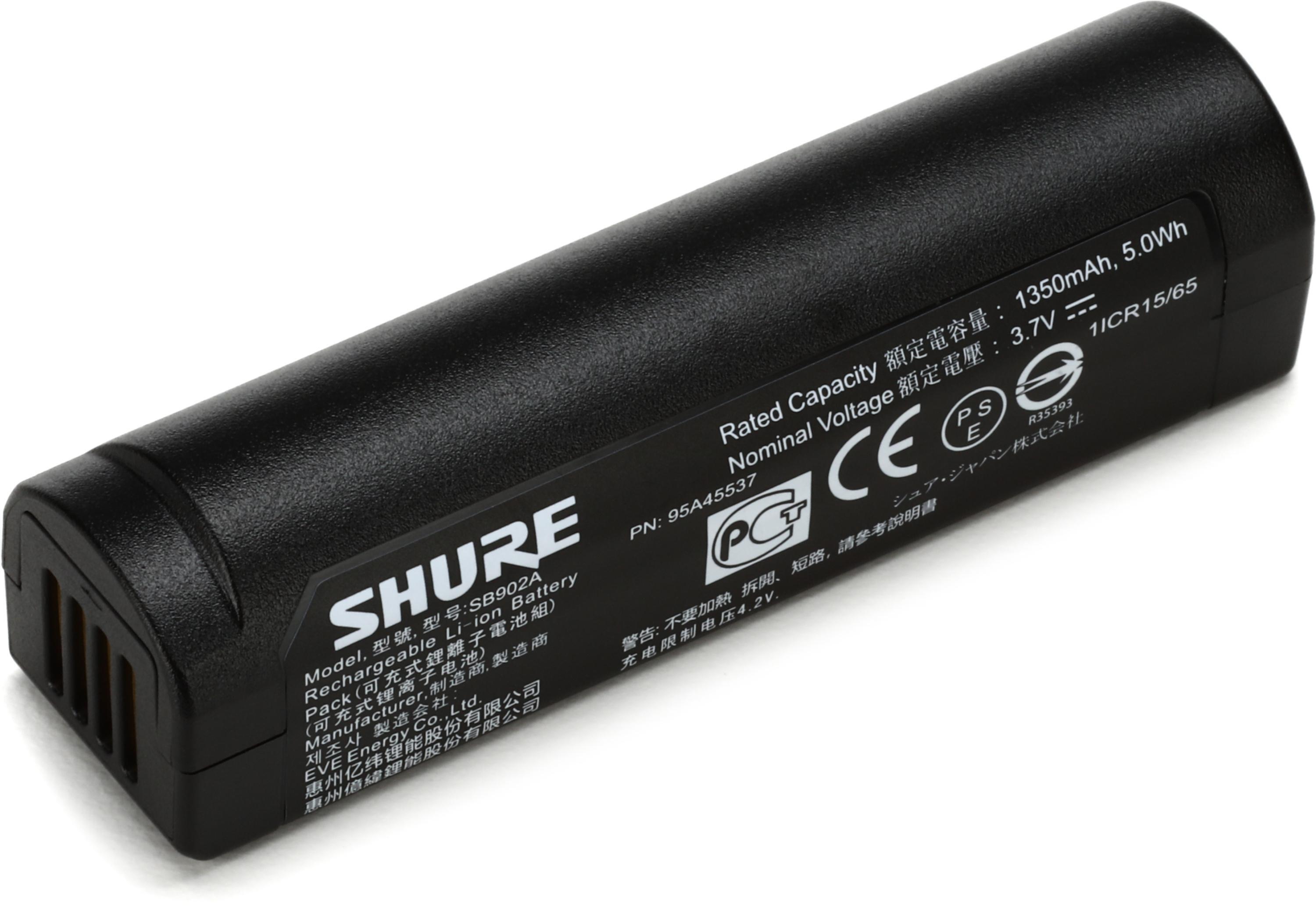 Shure SB902A Rechargeable Lithium-ion Battery Pack | Sweetwater