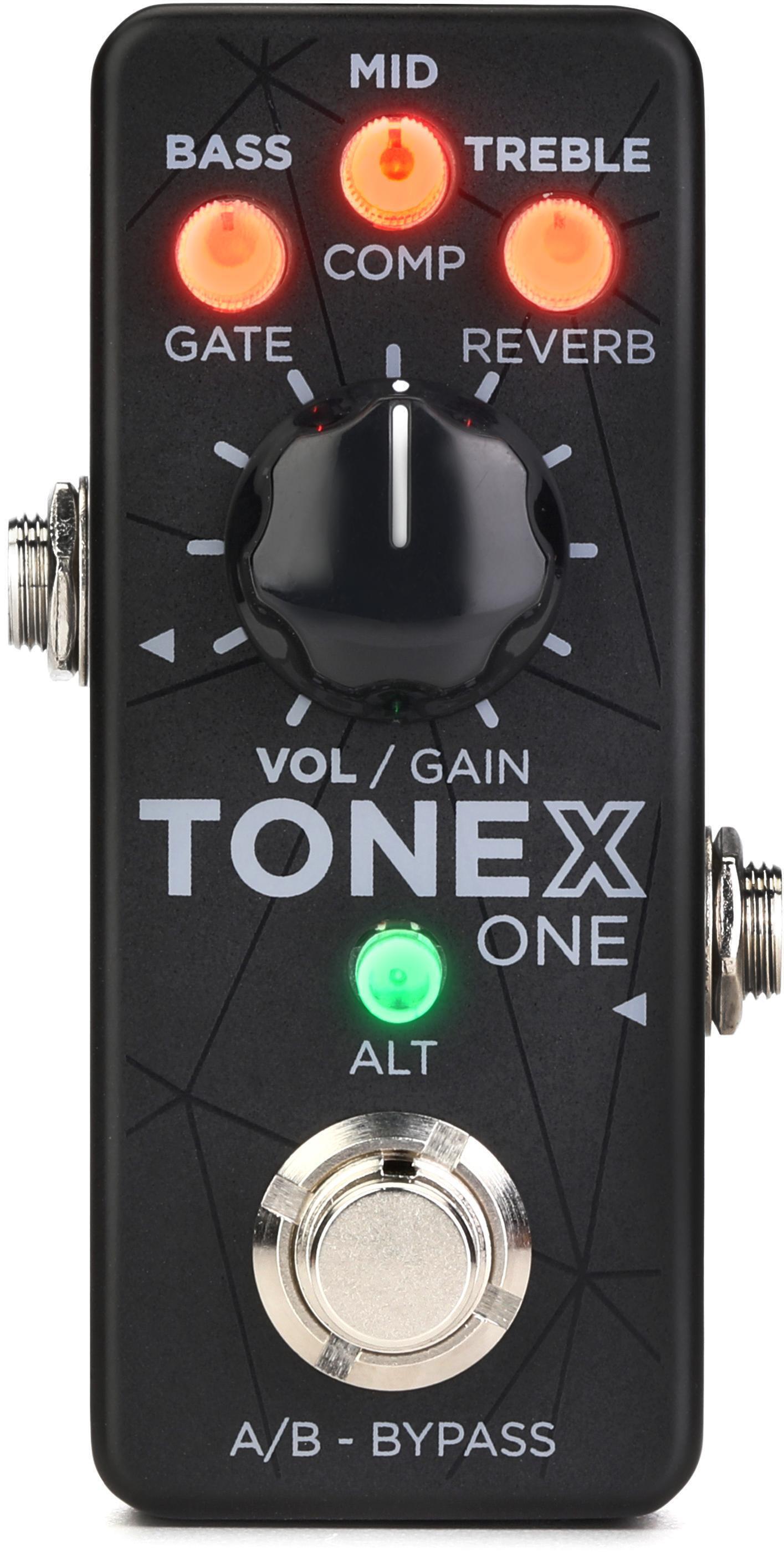 IK Multimedia TONEX ONE Amplifier/Cab/Effect Modeling Pedal - Black ...