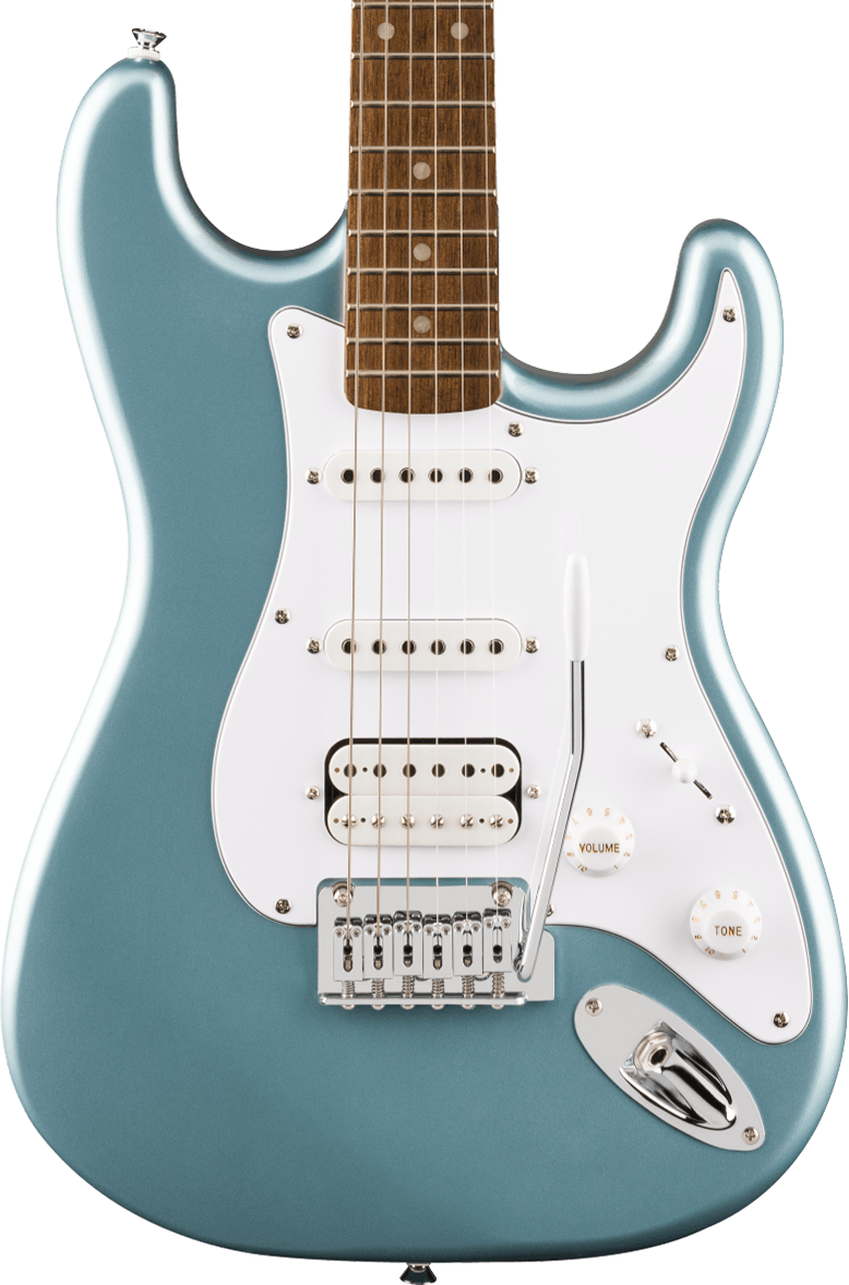 Squier Affinity Series Stratocaster Junior HSS Electric Guitar - Ice ...